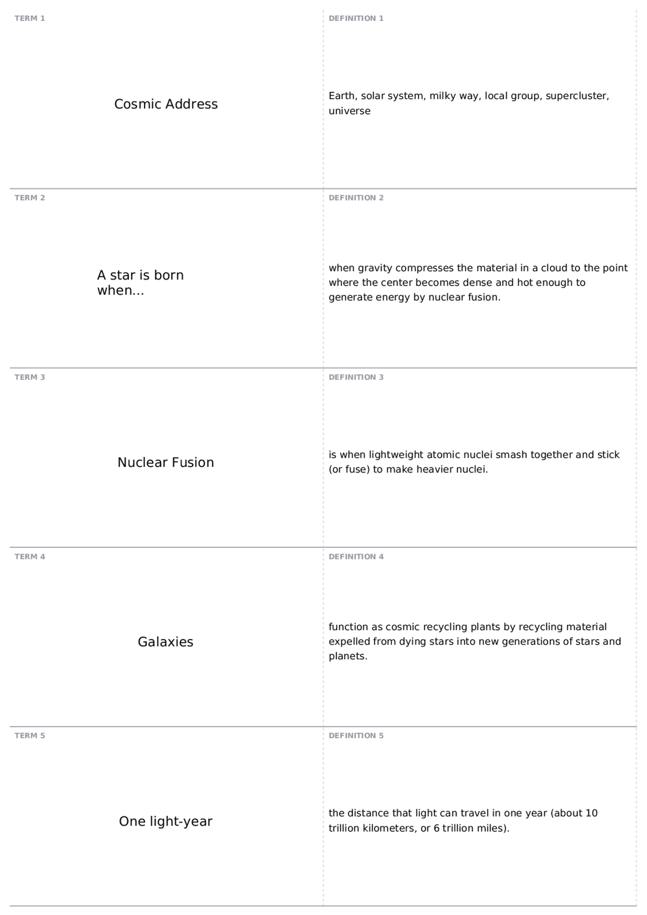 Exam 1 Ast 111 Astronomy Docsity