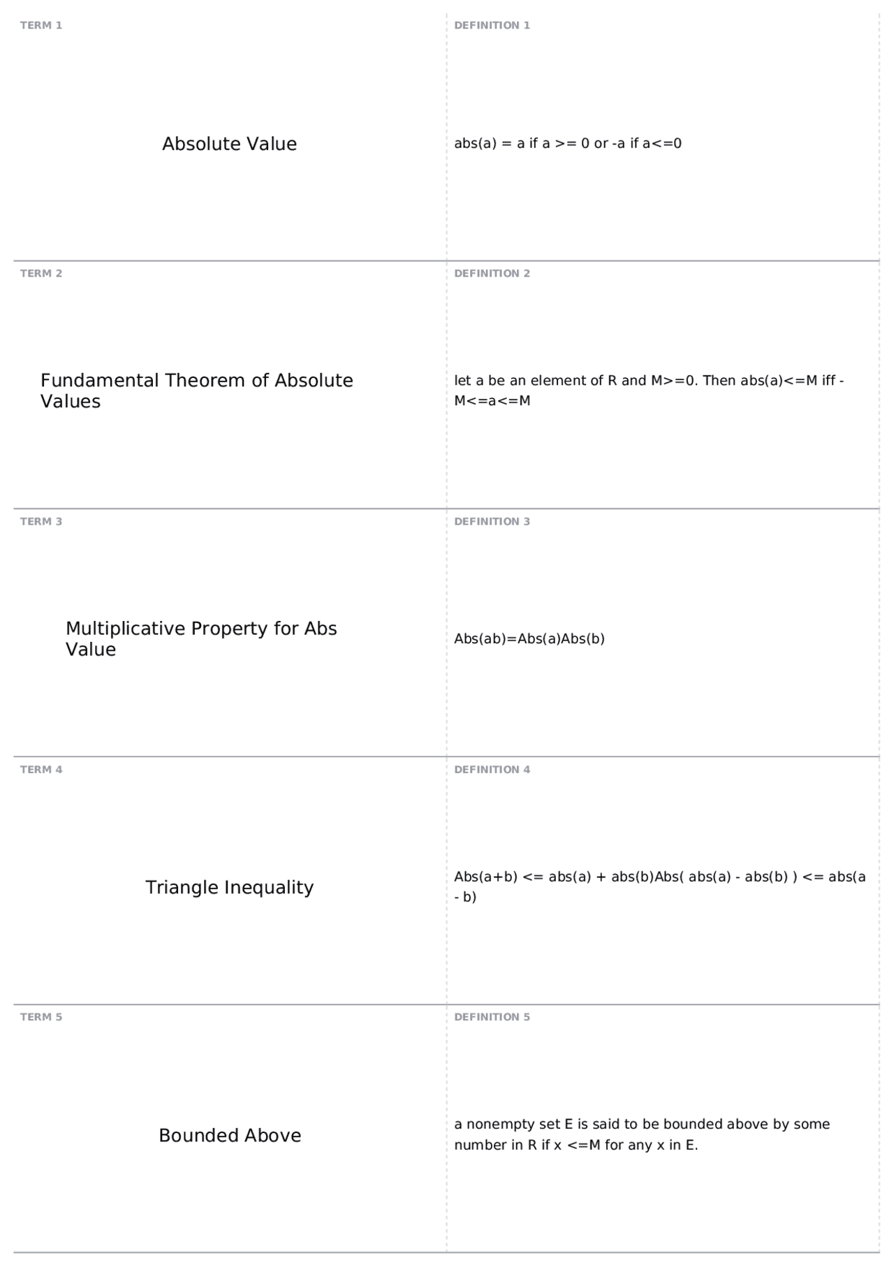 Exam 1 | MATH 4433 - Introduction to Analysis I - Docsity