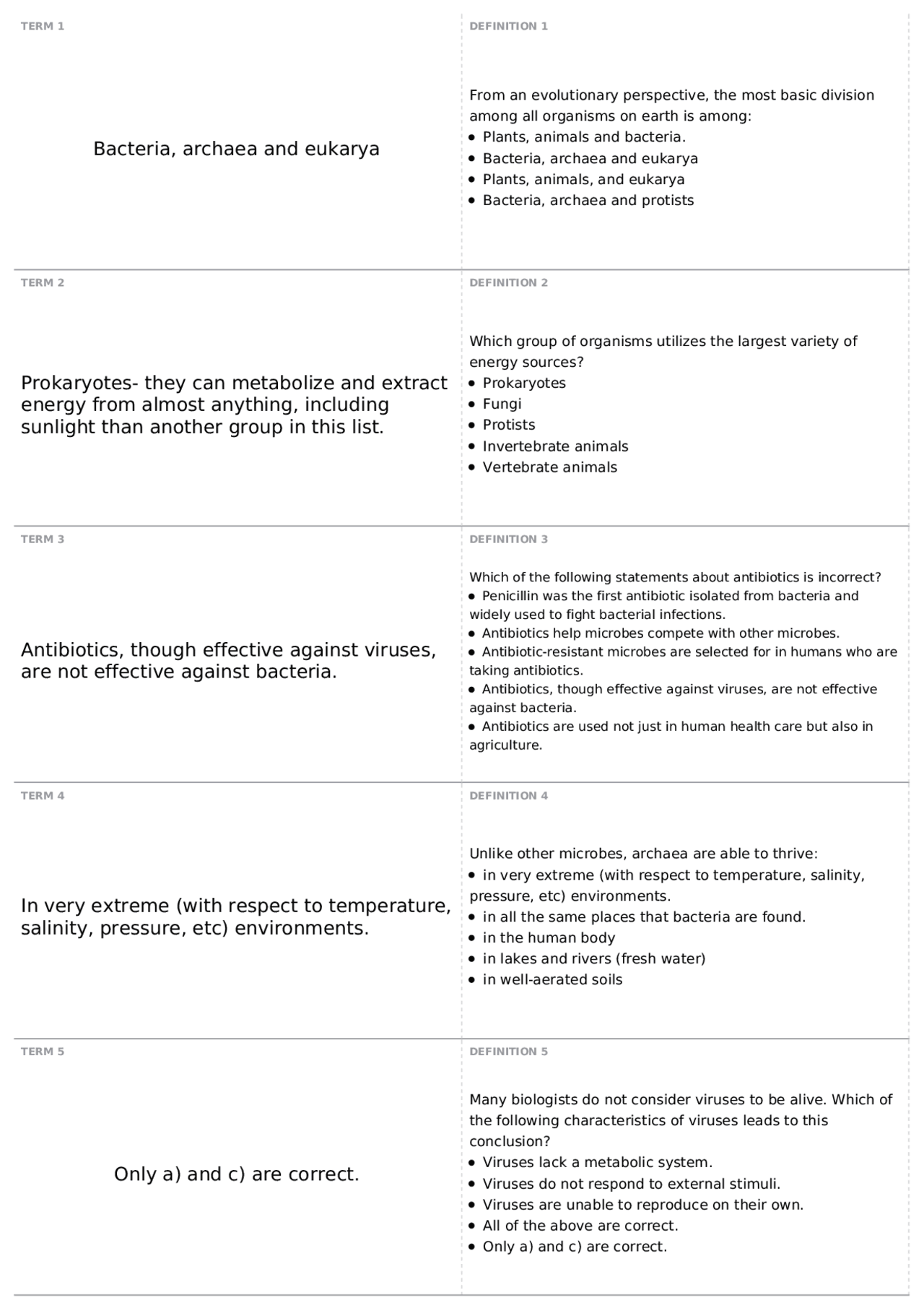 Chapter 13 Self Test | BIO 101 - Applied Biological Diversity, Ecology ...