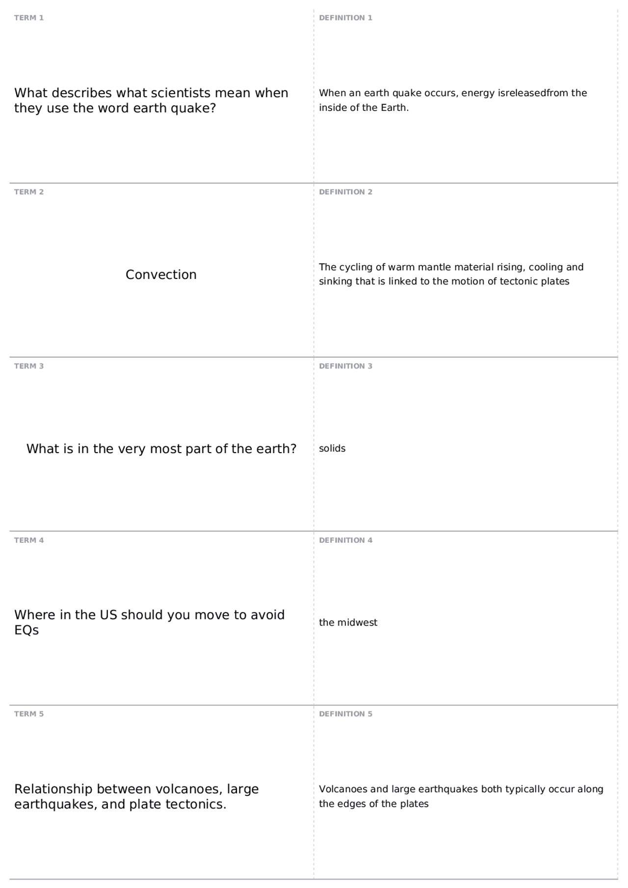 Final Exam | GEOS 2900 - Exploring Earth Sci: Geology - Docsity