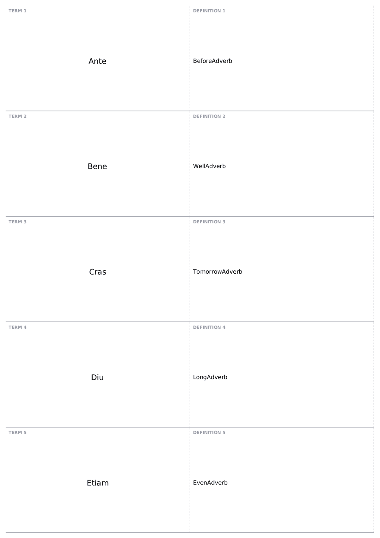 Adverbs, Conjunctions, Interrogatives, and Prepositions | LATN 1001 ...