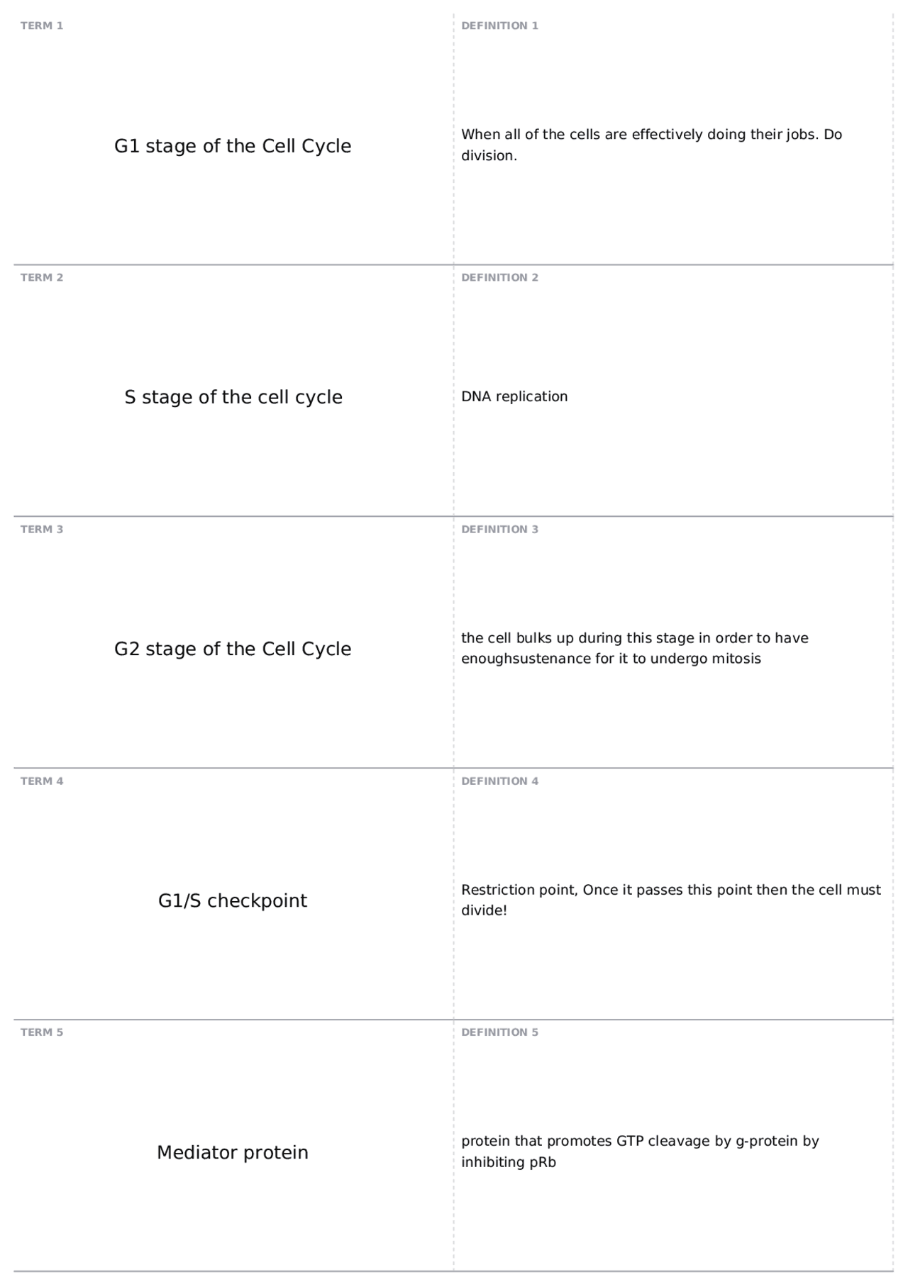 Final Exam | BIOL 2120 - INTRO TO CELL BIOLOGY - Docsity