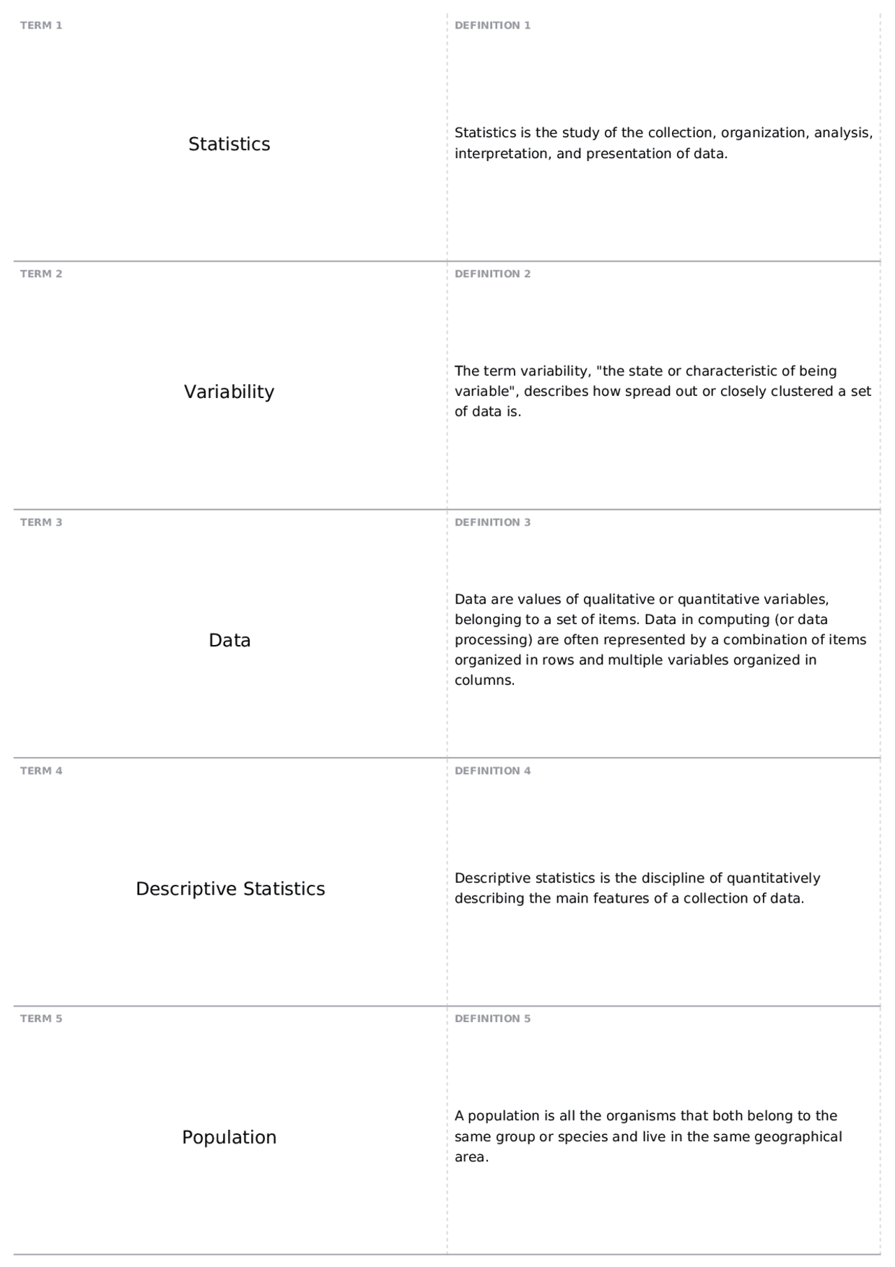Chapters 1 and 2 | STAT 307 - Introduction to Biostatistics - Docsity