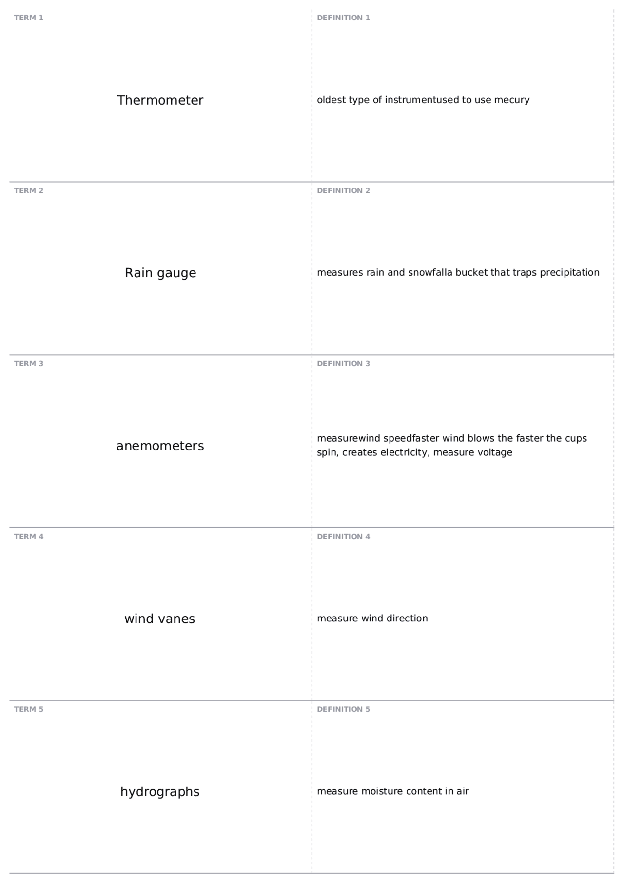 Exam 1 #1 on study guide | GY 101 - Atmospheric Proc & Patterns - Docsity