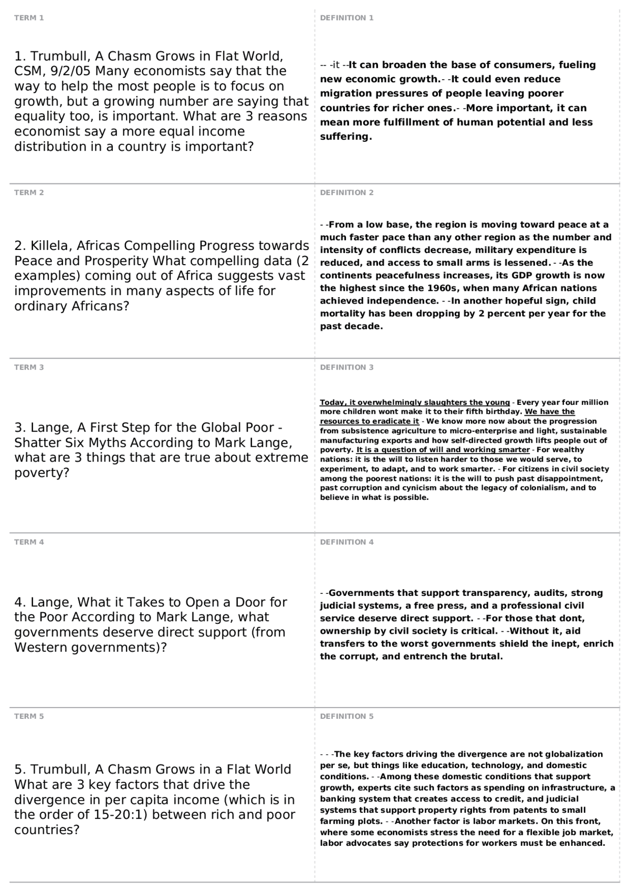 Quiz 1 Eep 260 World Food Popul And Poverty Docsity