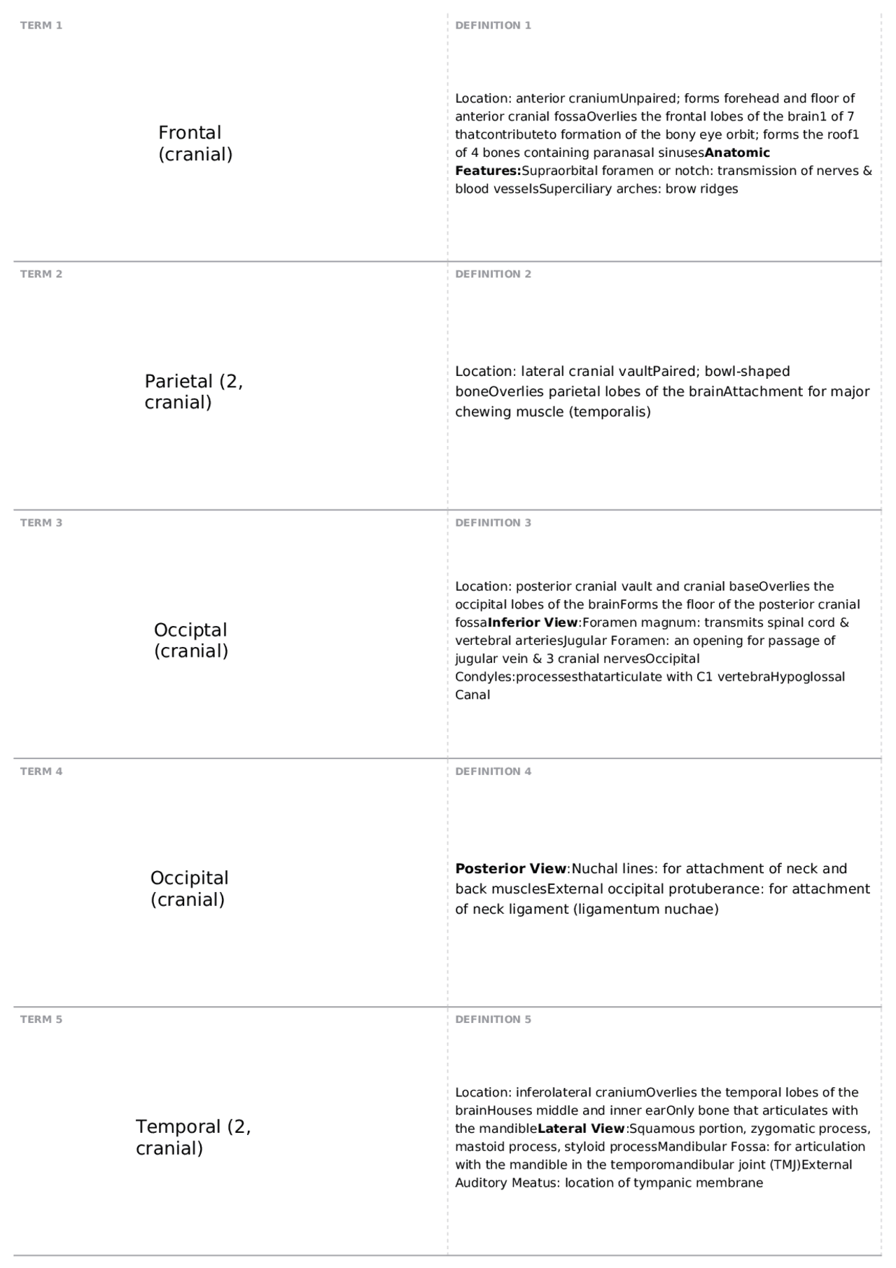 Anatomy of the Skull: A Comprehensive Guide to the Cranial and Facial ...