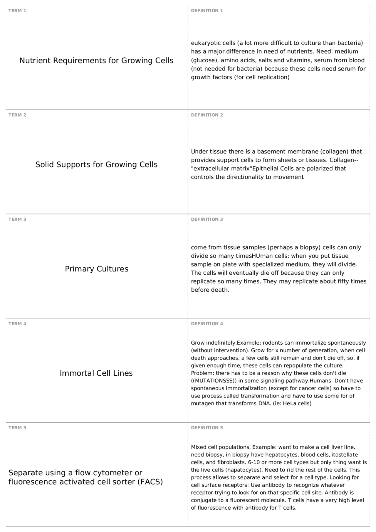 Test 1 Ch 9 | BIOSC 461 - CELL BIOLOGY - Docsity
