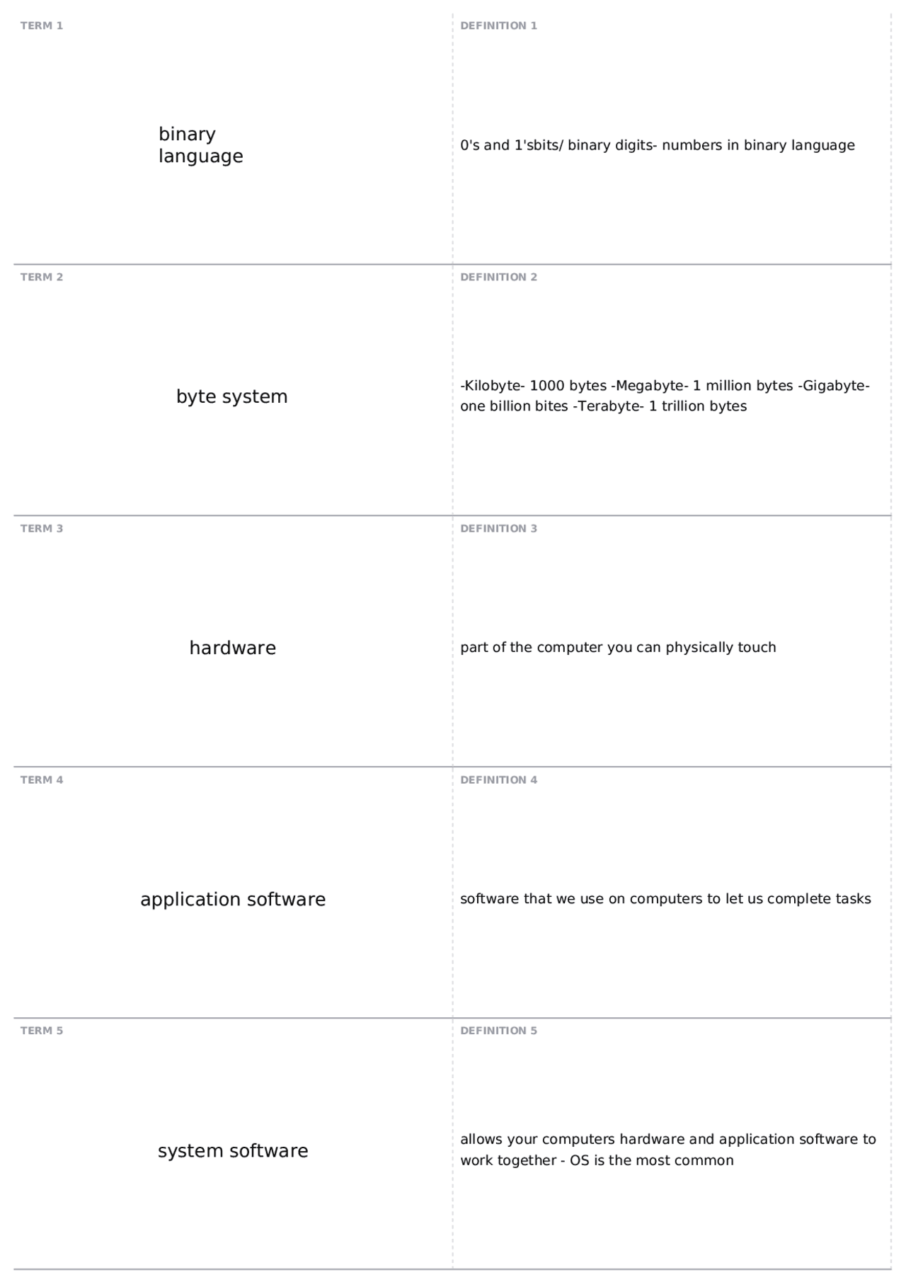 Cgs | CGS 2518 - SPREADSHEETS FOR BUS - Docsity