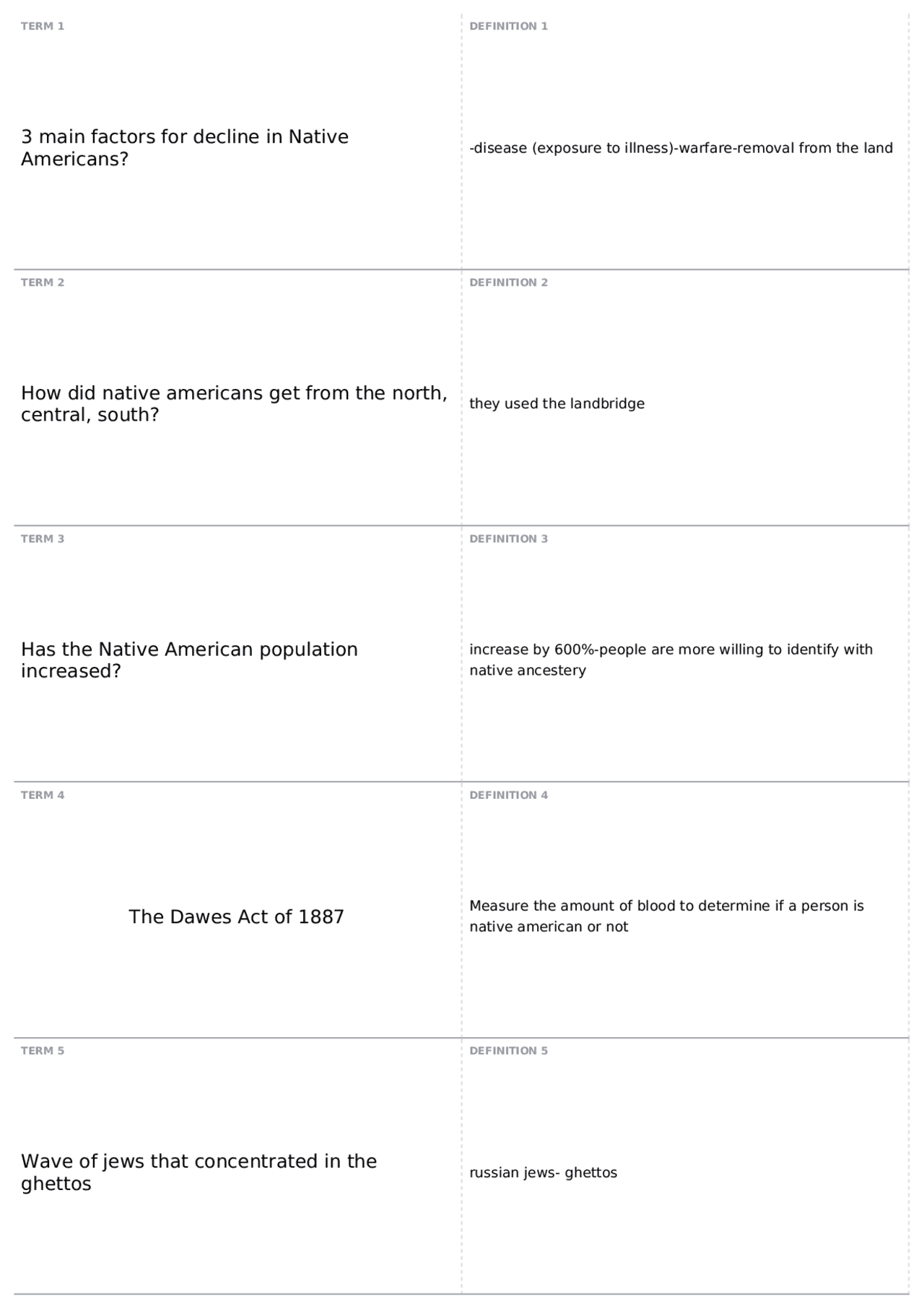Exam 2, part 1 | SOC 215 - Race and Ethnicity | Quizzes Introduction to ...