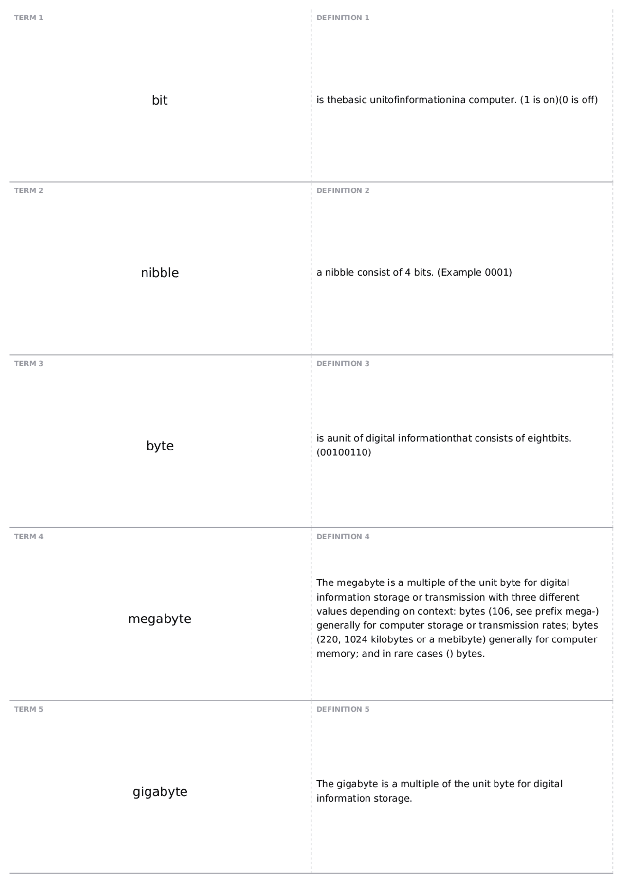Binary, part 1 | CS 102 - Introduction to Programming - Docsity