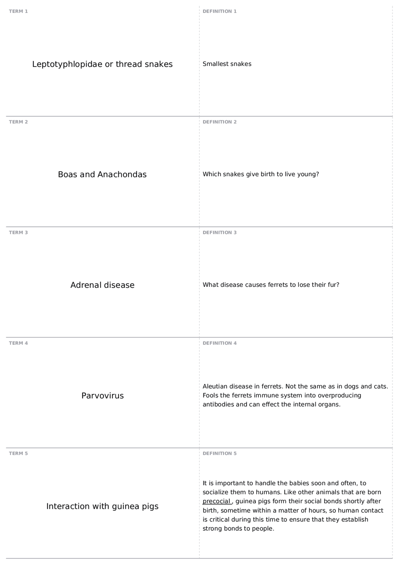 Final Exam | ANS 282 - Companion Animal Bio & Mgmt - Docsity