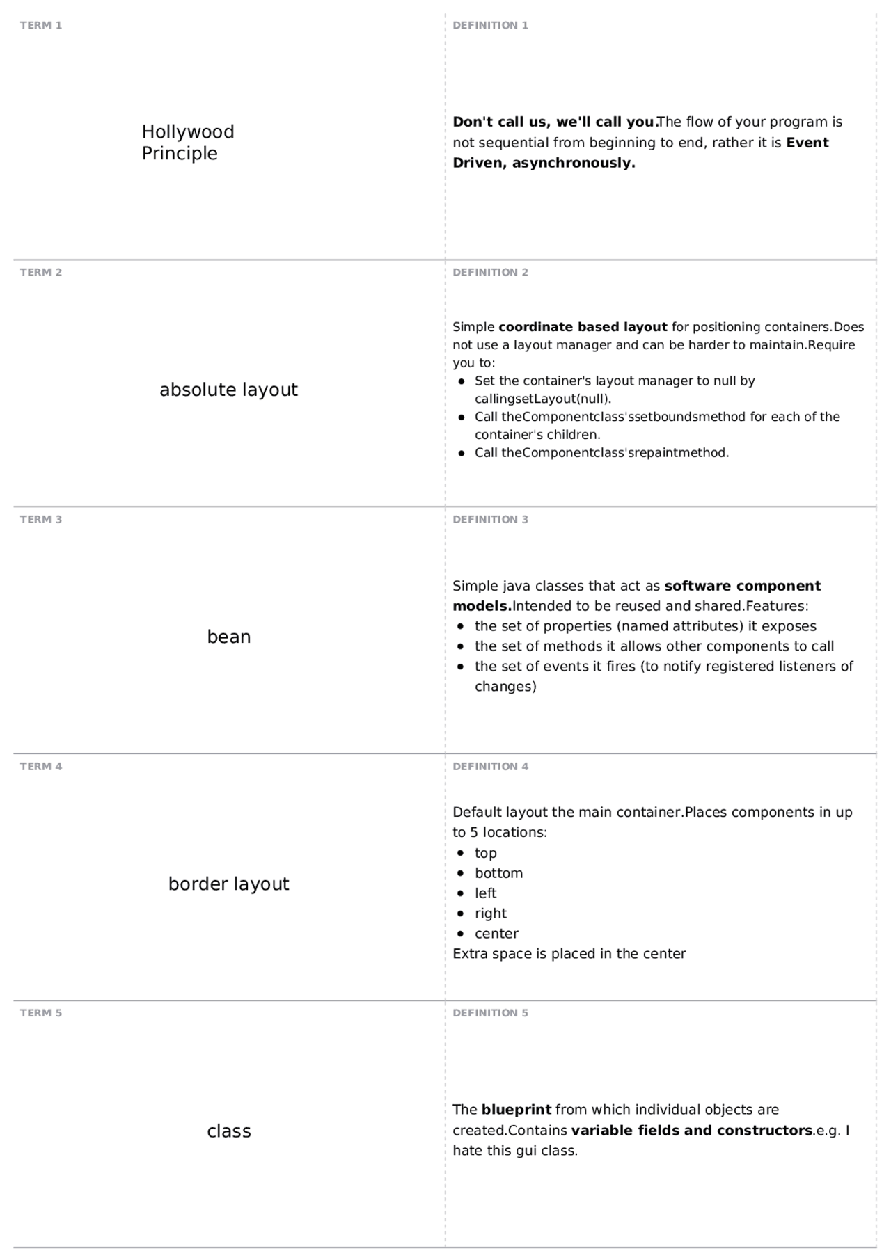 GUI Midterm 1 | CS 3744 - Intro GUI Programming/Graphics - Docsity