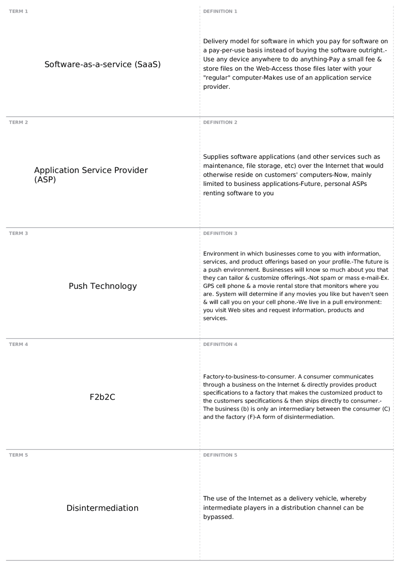 Test 3 | ISM 3003 - FOUNDATIONS OF MIS | Quizzes Accounting | Docsity