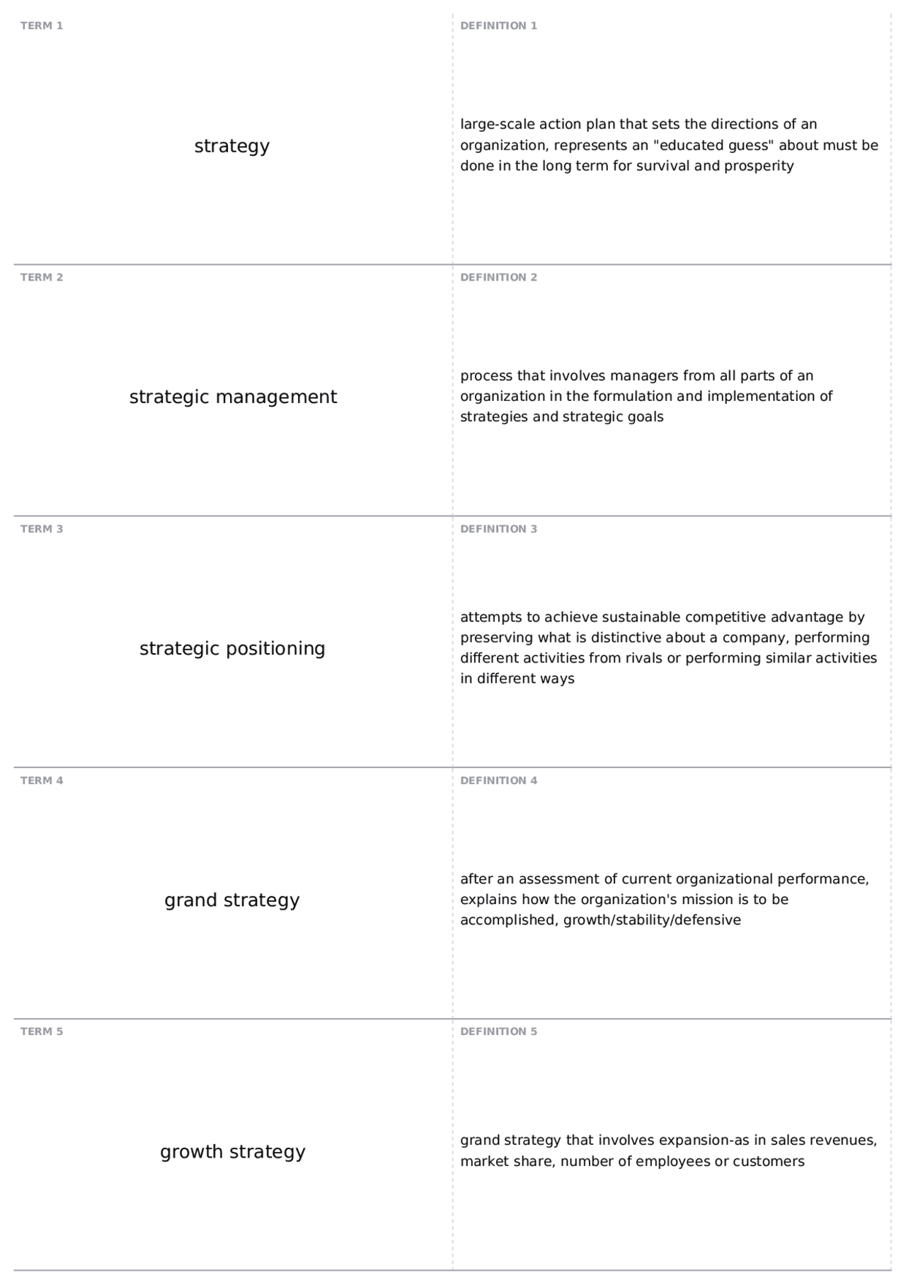 Chapter 6 Strategic Management Mgt 3304 Mgt Th And Lead Pract Docsity