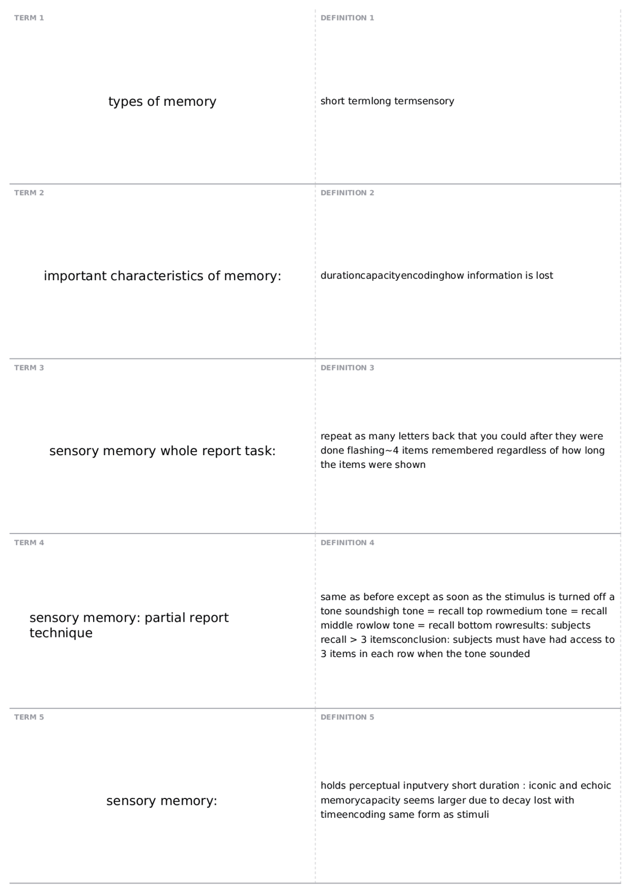Memory Stages & Systems | PSY 200 - Cognitive Psychology - Docsity