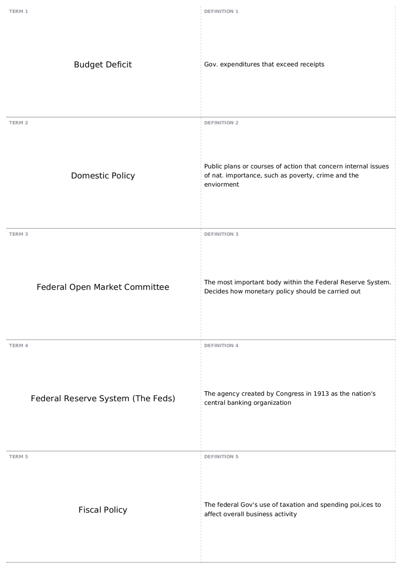 Political Science Test 4 | PSCI - American Government - Docsity