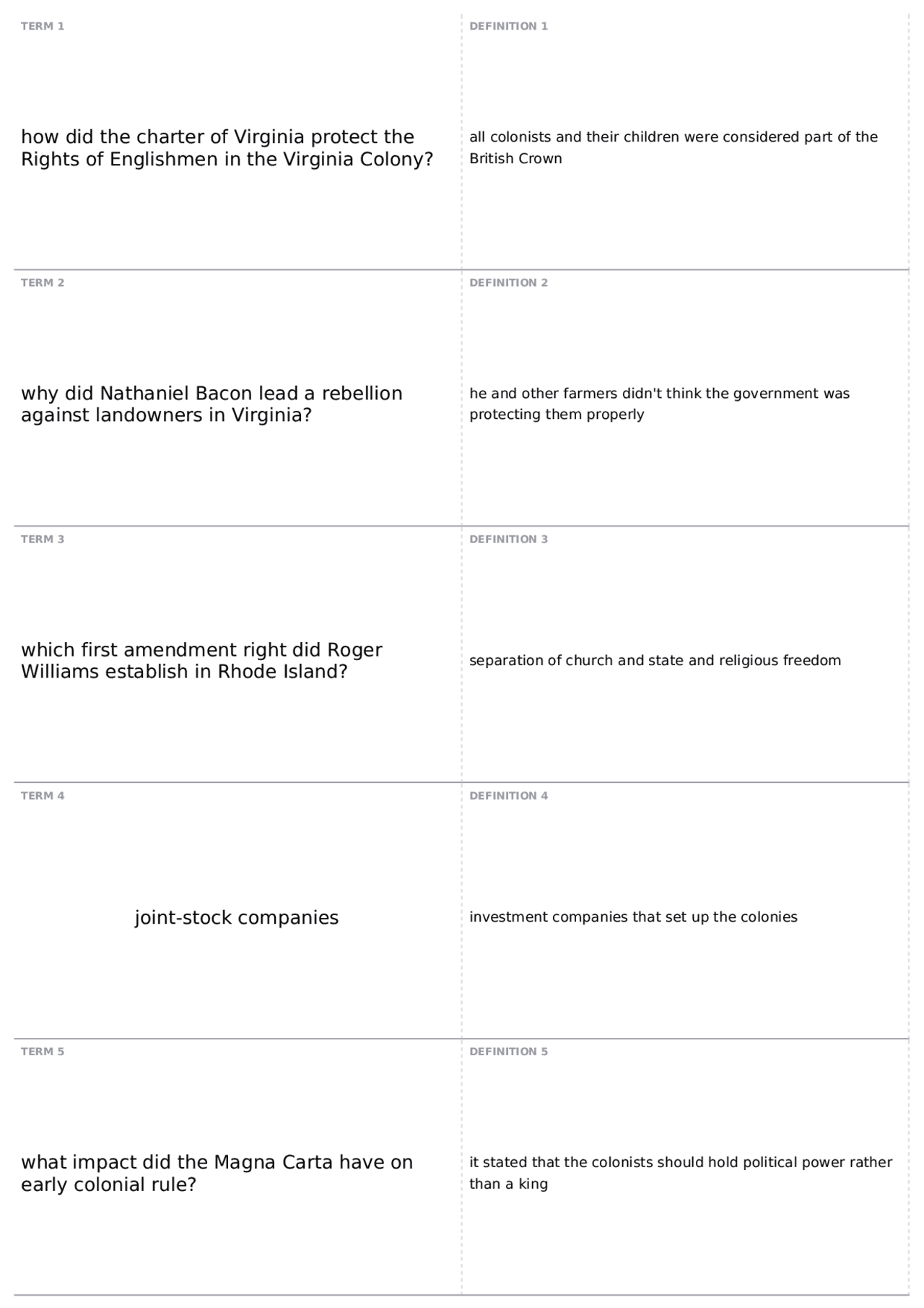 Midterm Review | HIST - US History - Docsity