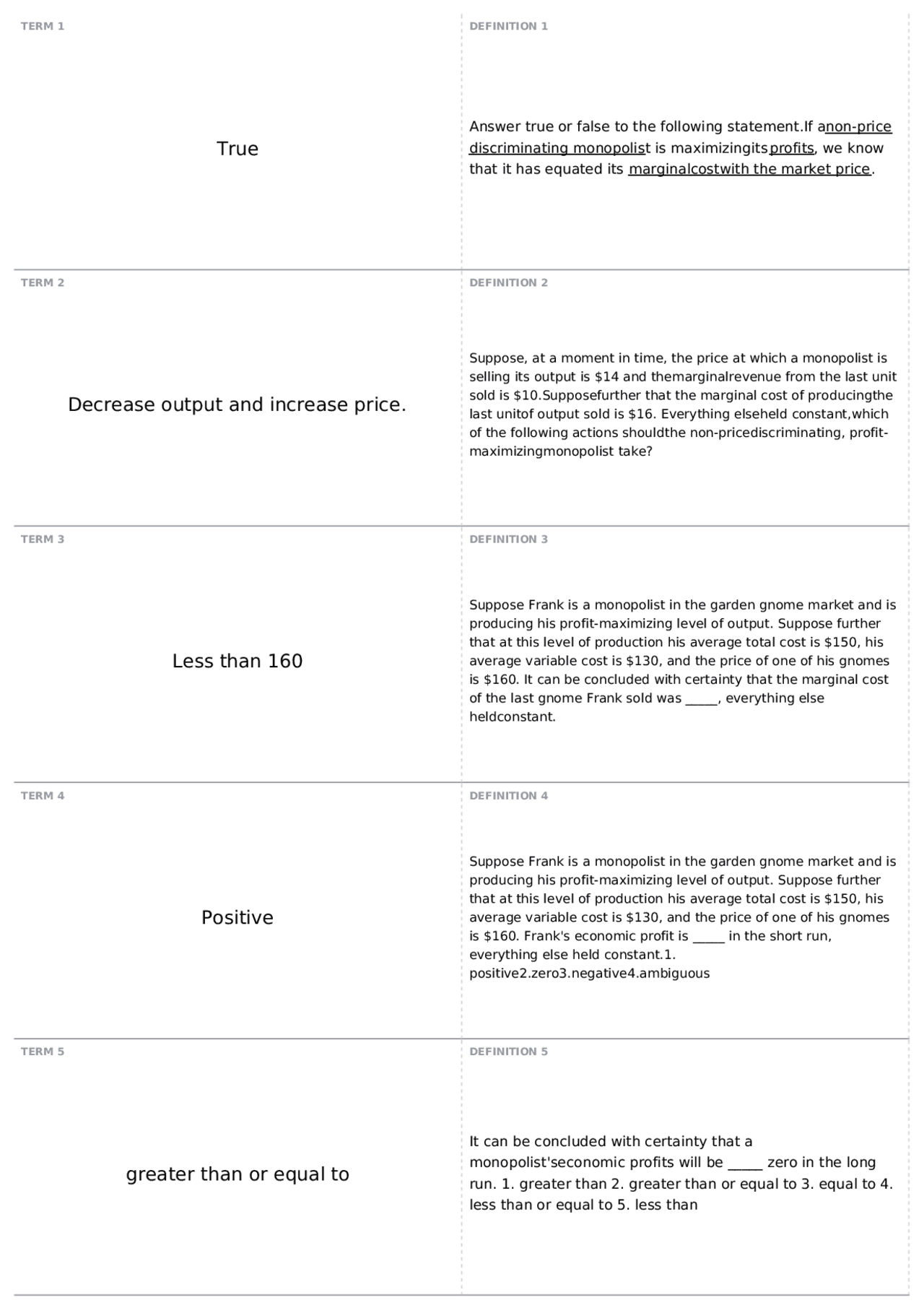 Exam 2 | ECON 2030 - ECONOMIC PRINCIPLES | Quizzes Economía | Docsity