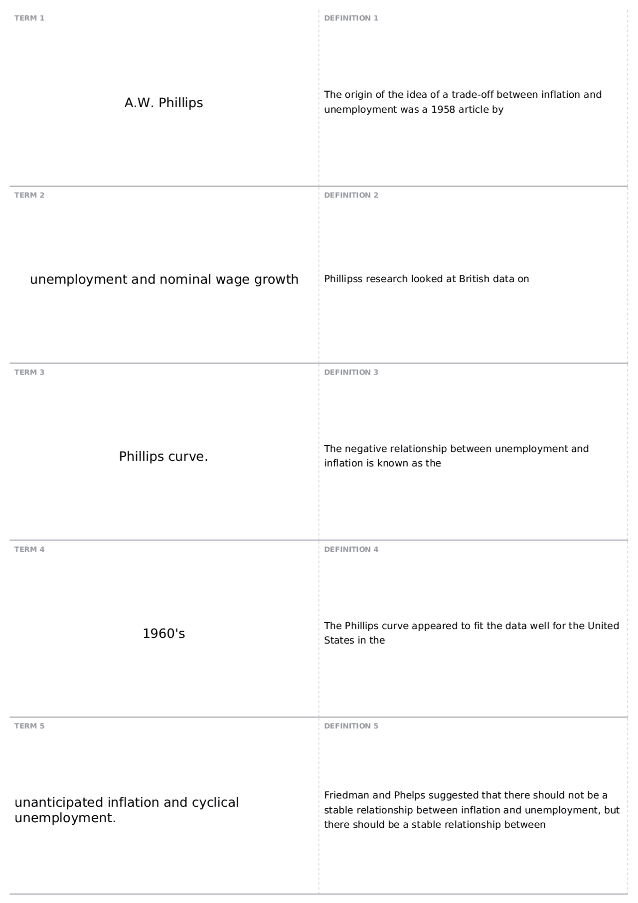 Chapter 12 Ec 302 Intermediate Macroeconomics Quizzes