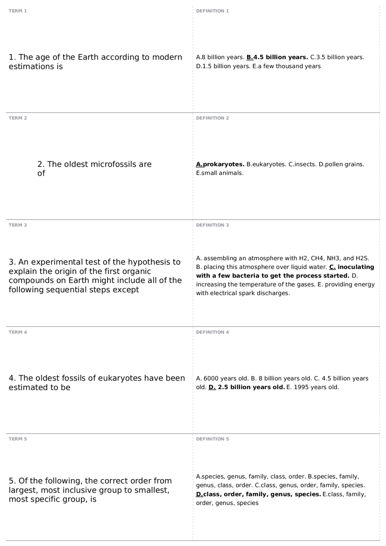 Exam 2 Spring 2015 Biol 122 Biol Conc Evol Div Ecol Docsity