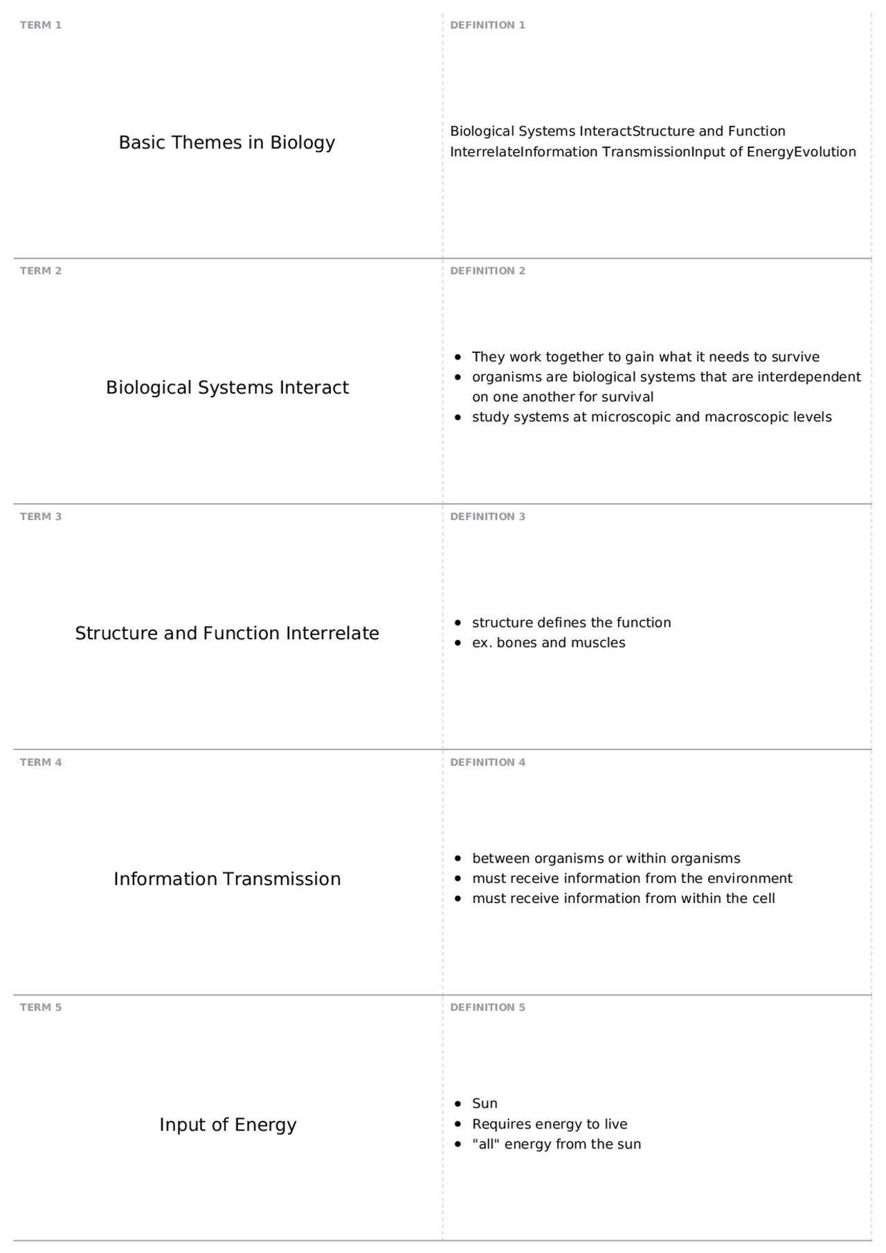 Biology, part 1 | BIOL - Biology 1 - Introduction - Docsity