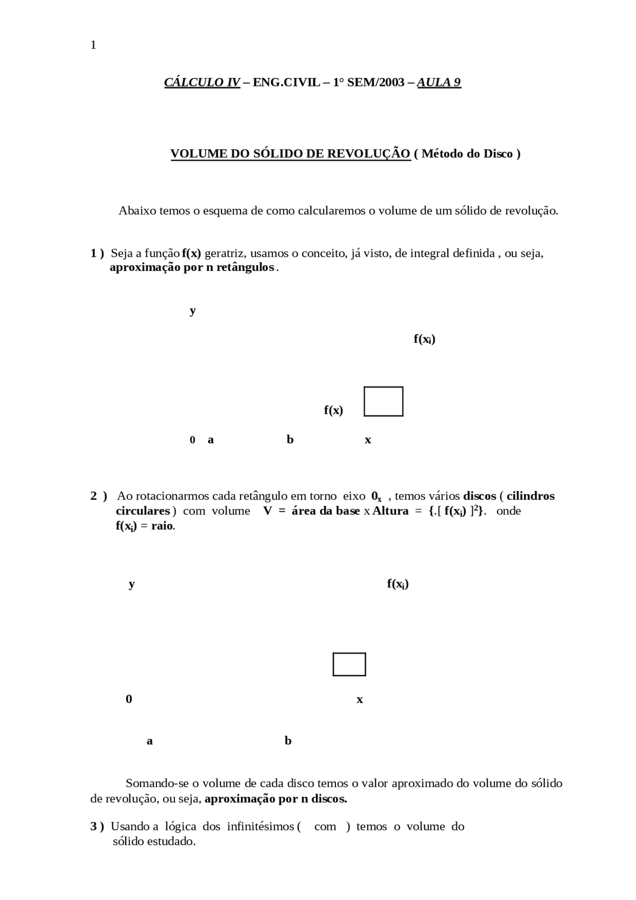 Calculo4 Calculoivaula9 Material De Cálculo 4 Integração
