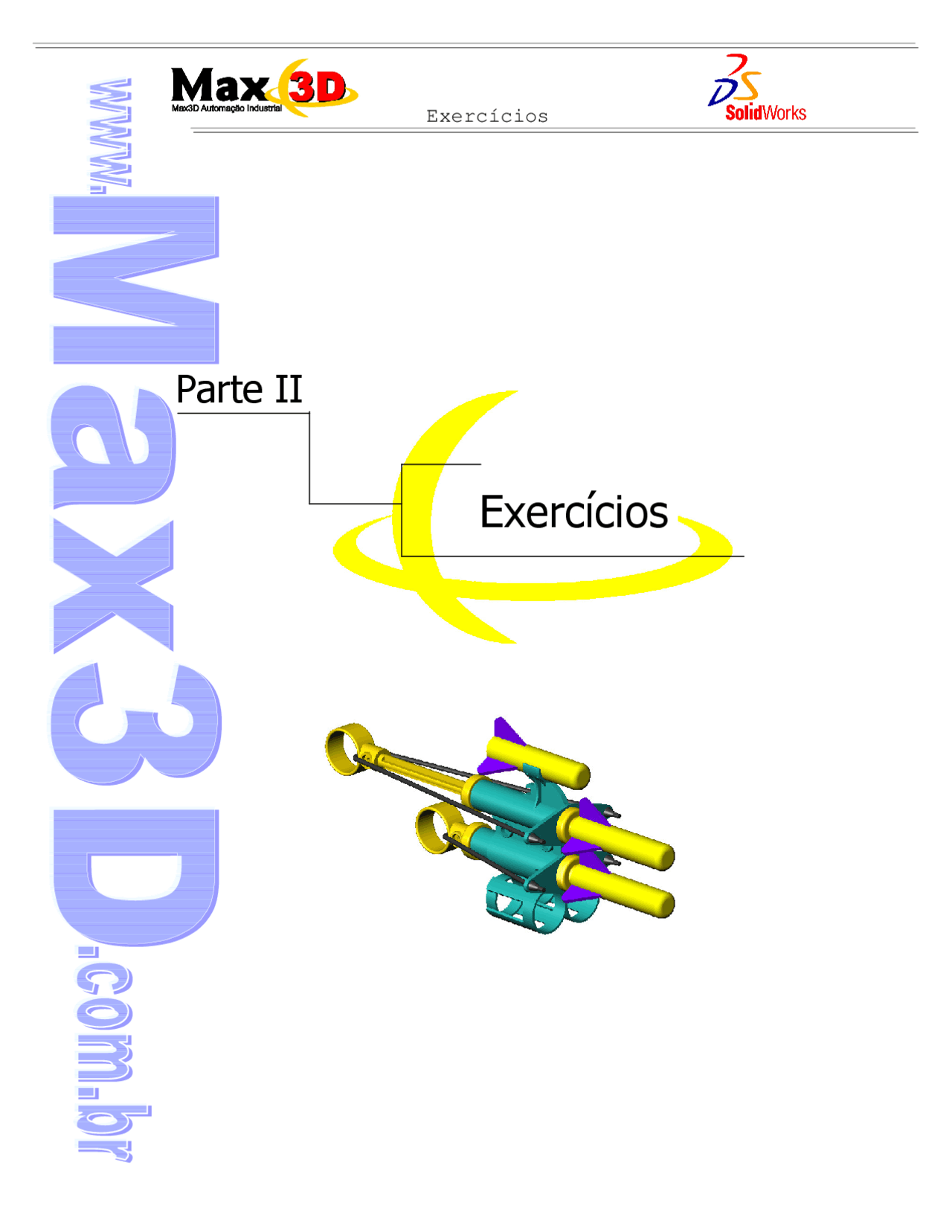 12 Capa Exercícios Capa De Exercícios Tutorial Do Solidworks