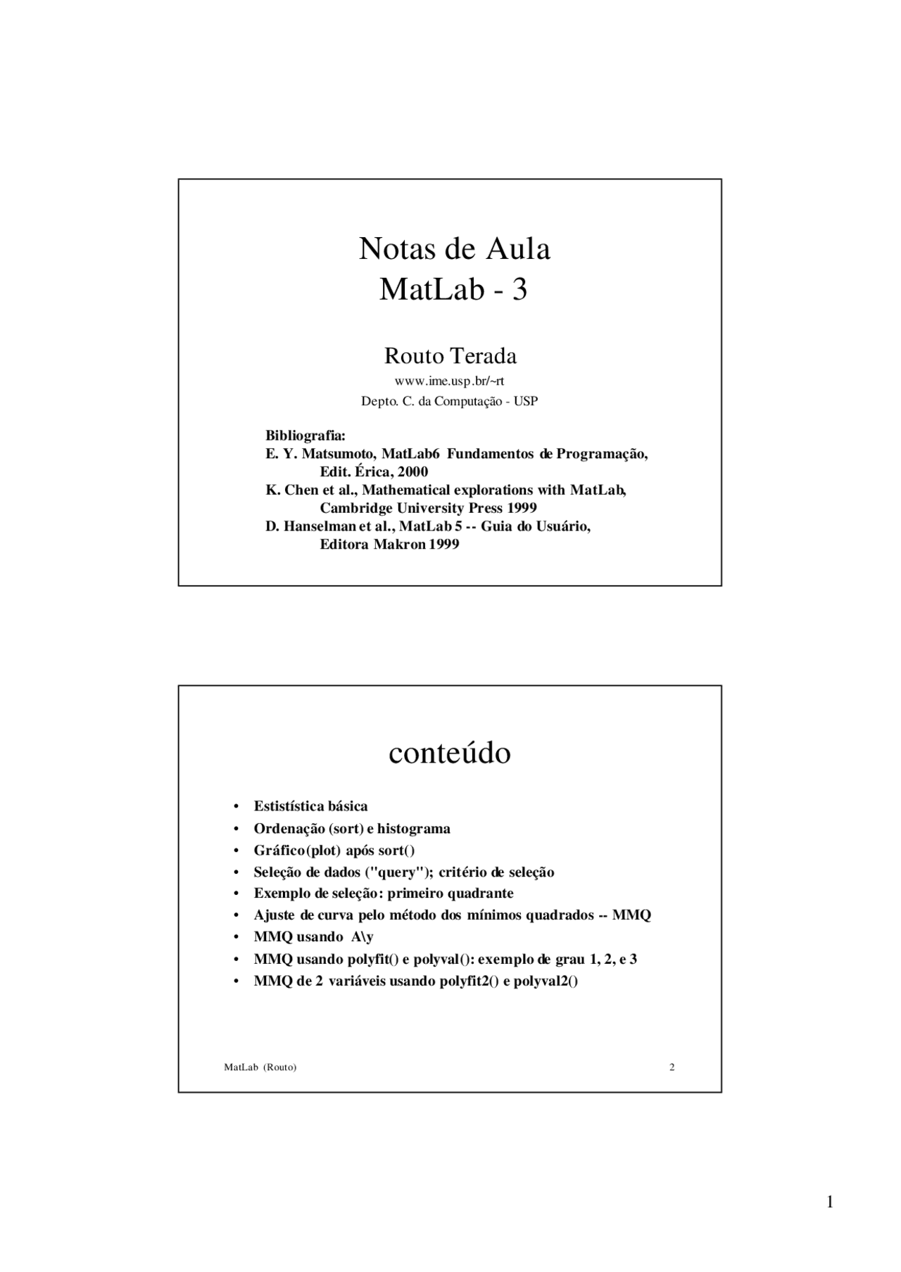 Apostila De Matlab Part 3 Descrição Docsity