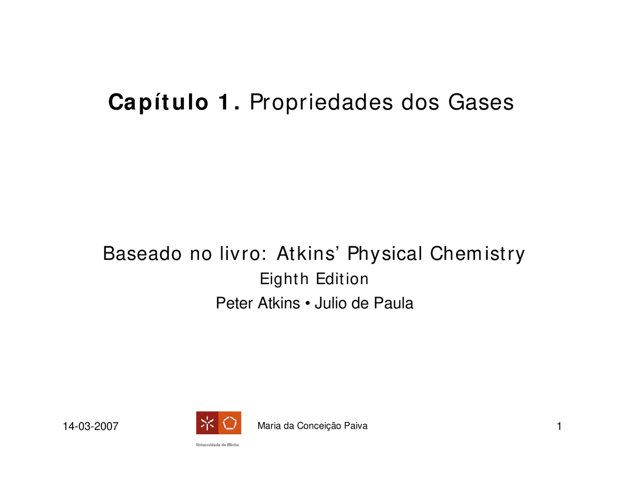 Termodinâmica Propriedades Dos Gases Descrição Docsity