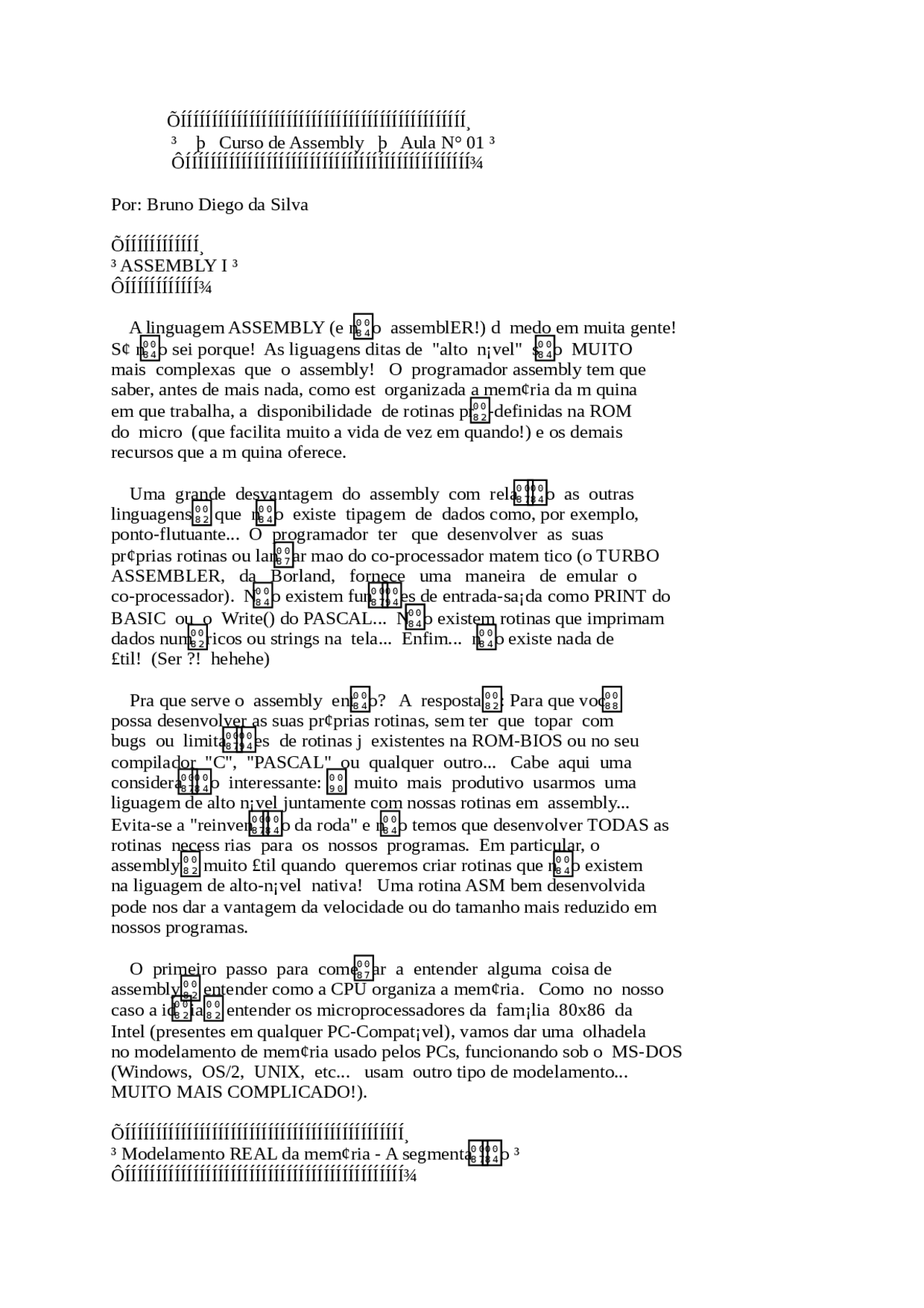 Assembler Docsity