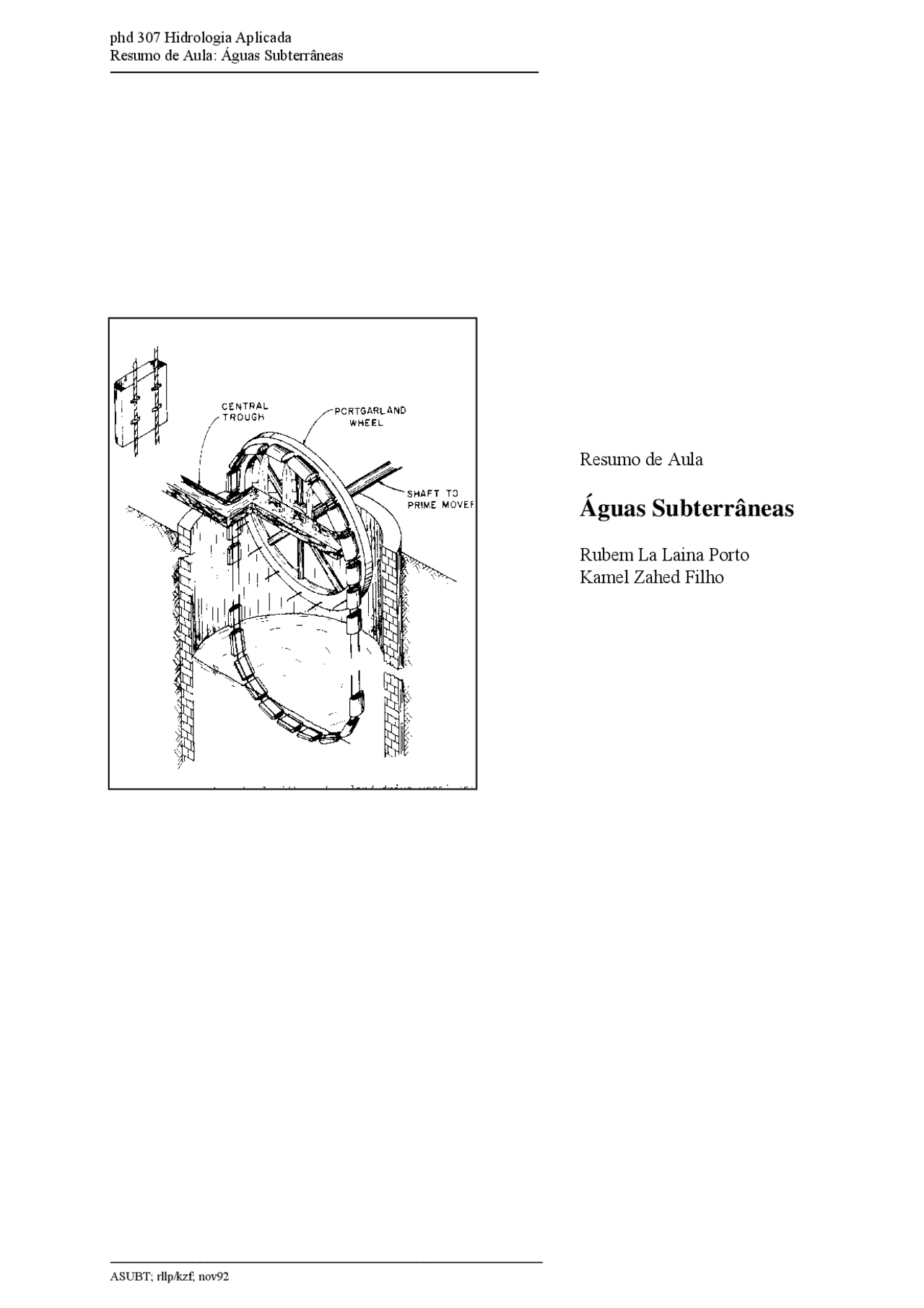 Apostila Aulas 19 E 21 De Hidrologia Aplicada Docsity