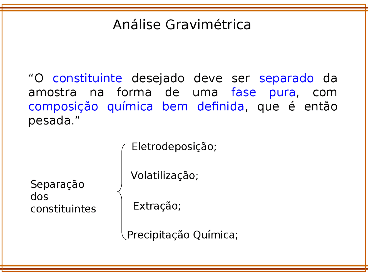Aula 12 Quimica Analítica Docsity