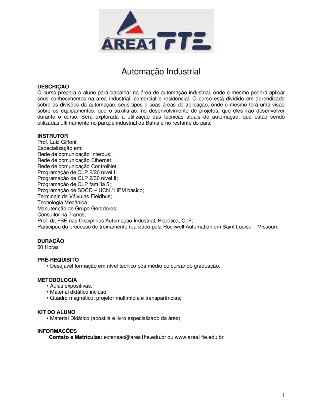 Automação Industrial Docsity