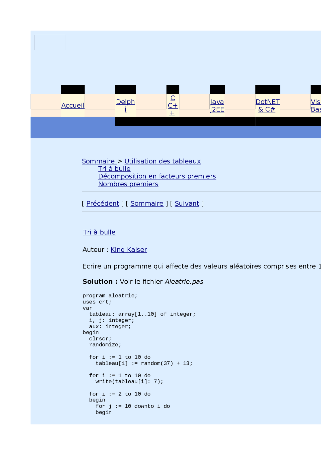 Exercices En Pascal Programmation Sect4 Otima Apostila Sobre