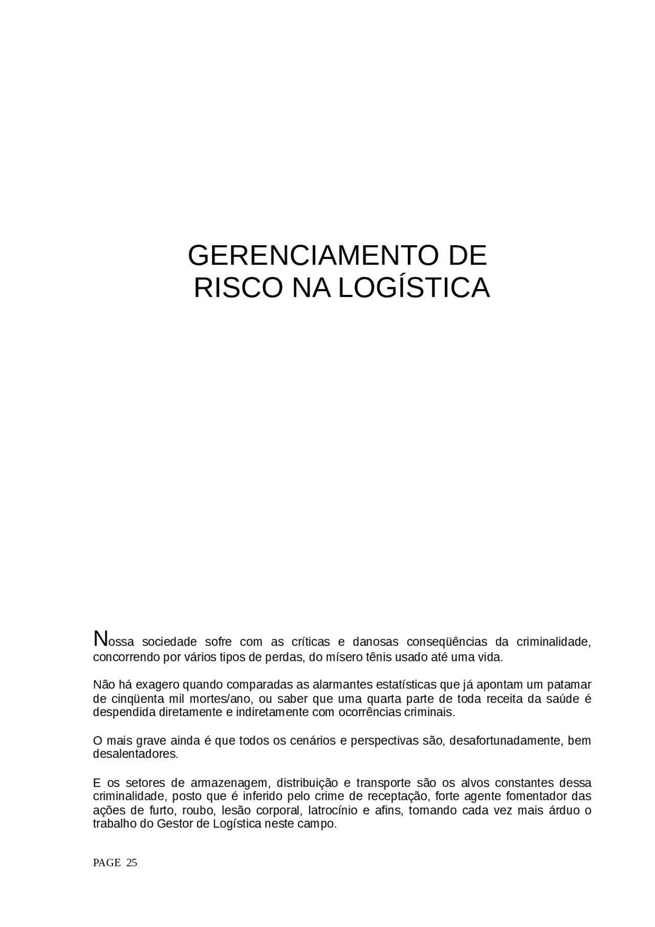 Apostila Integral De Gerenciamento De Risco Docsity