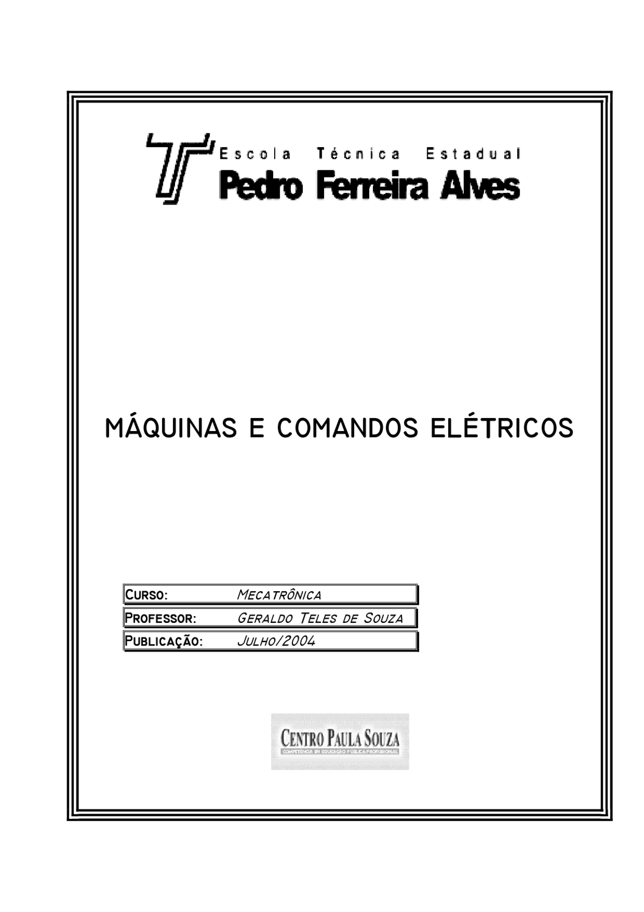 Máquinas E Comandos Elétricos Docsity