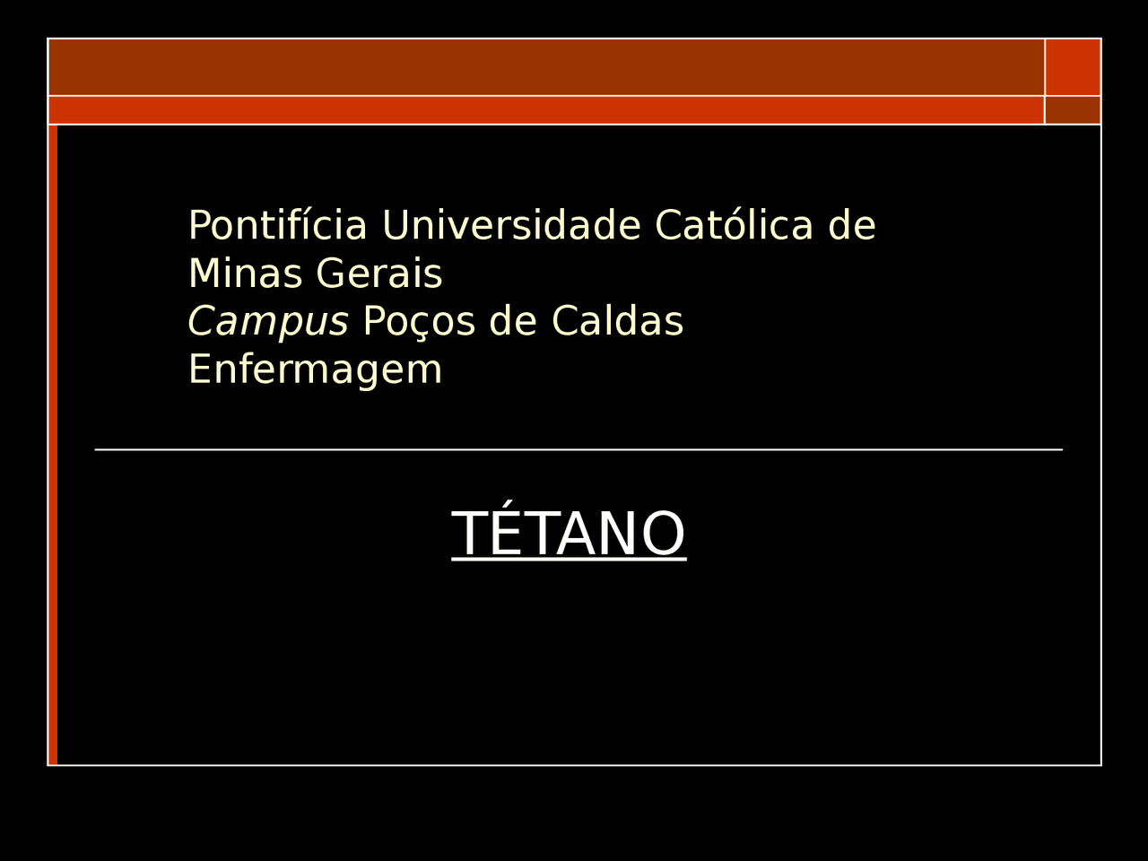Trabalho Microbiologia Tétano Docsity