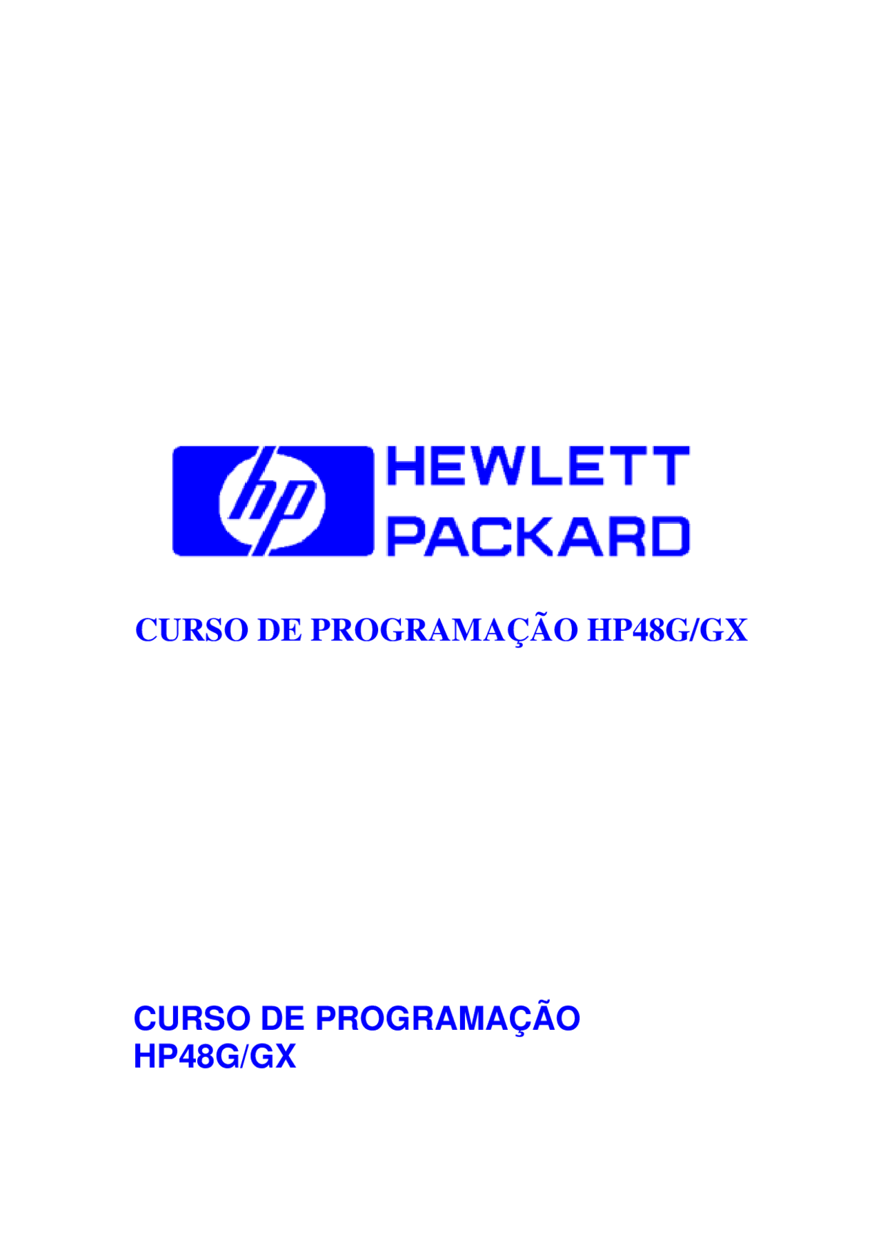 Curso de programação da HP 48g - Curso de Programação para a HP 48g ...