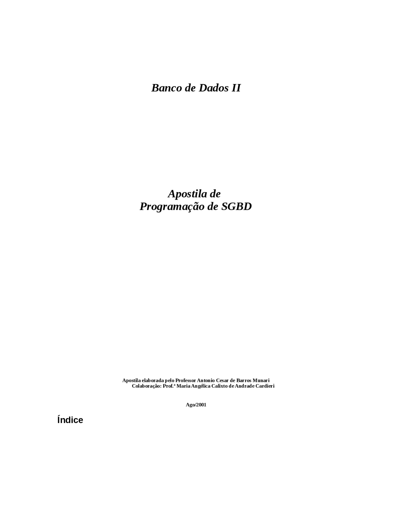 Apostila Pl Sql Apostila Pl Sql Docsity