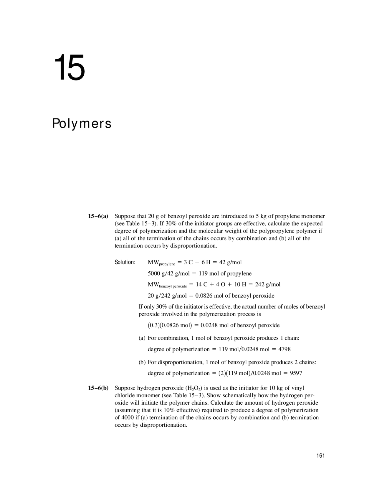 Ciência E Engenharia Dos Materiais Cap15 Solution Capitulo 15 The