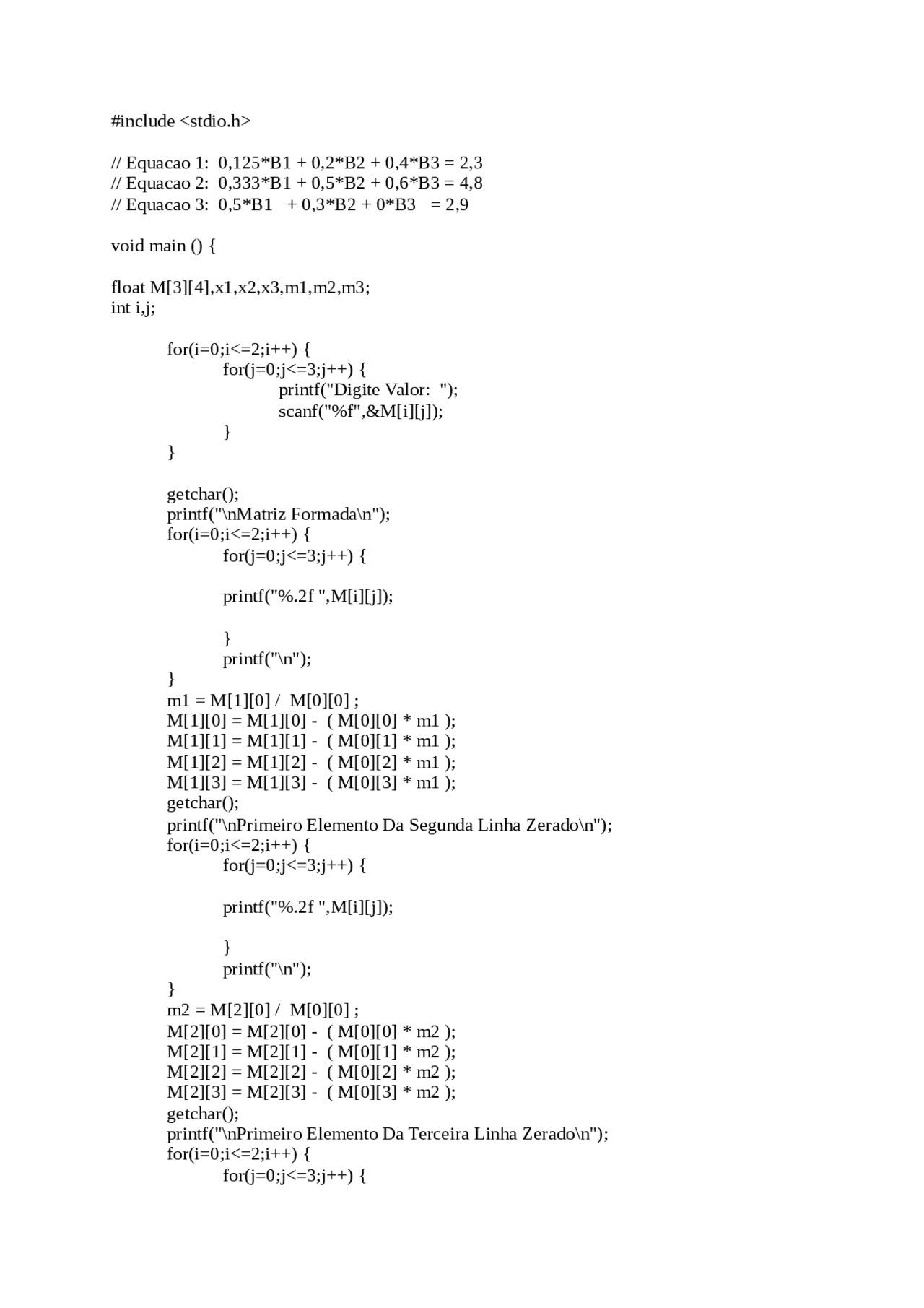Metodos Numericos Algoritmo Algoritmo Docsity