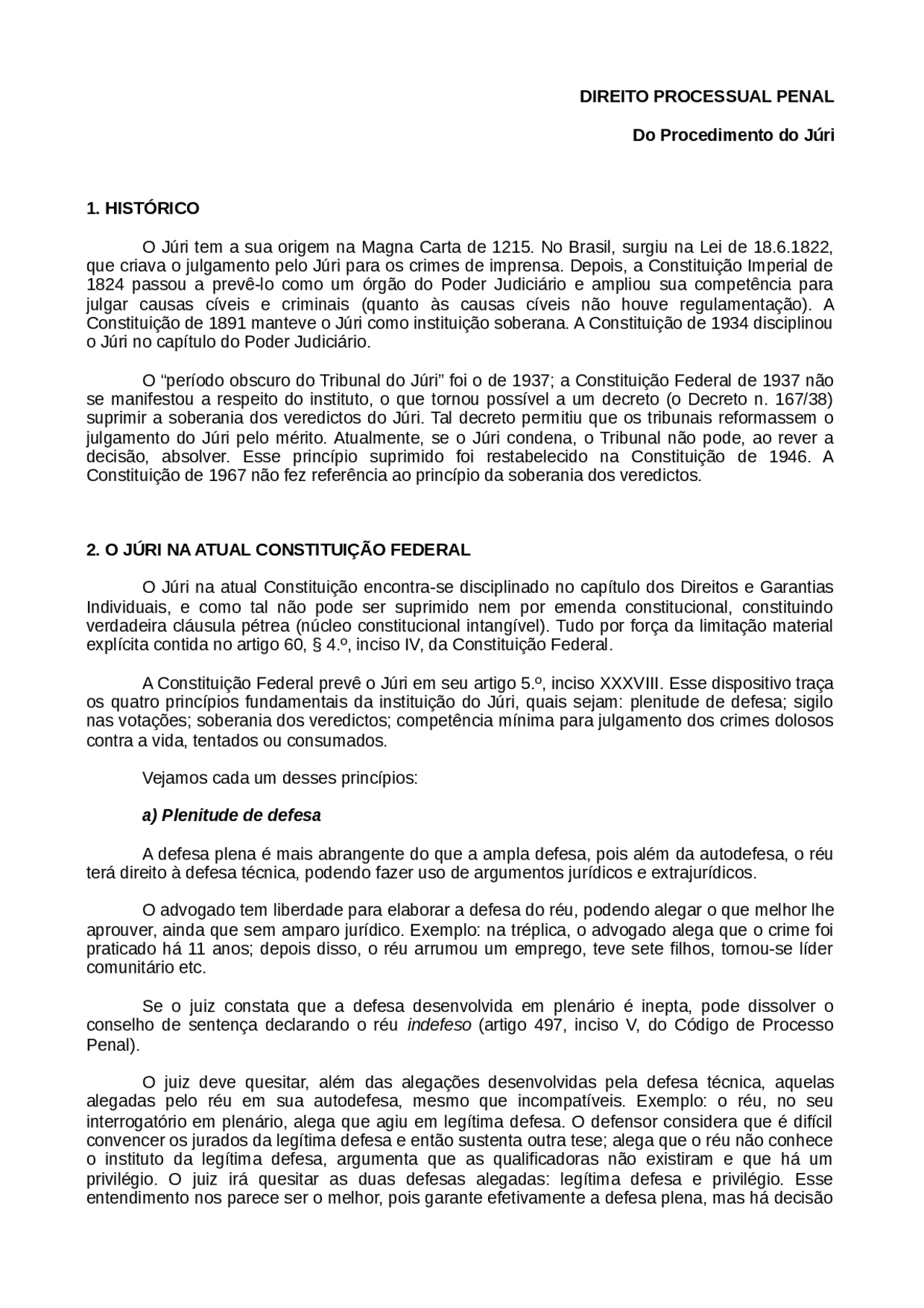 Direito Processual Penal 20 - - - - - - - - - Docsity