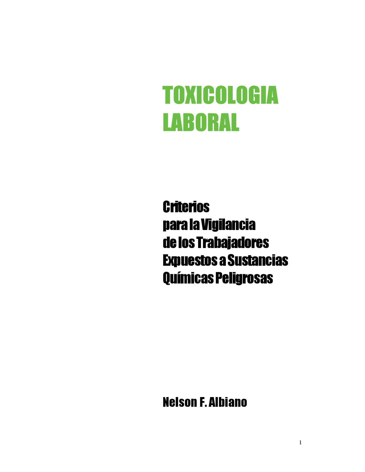 Toxicologia Docsity
