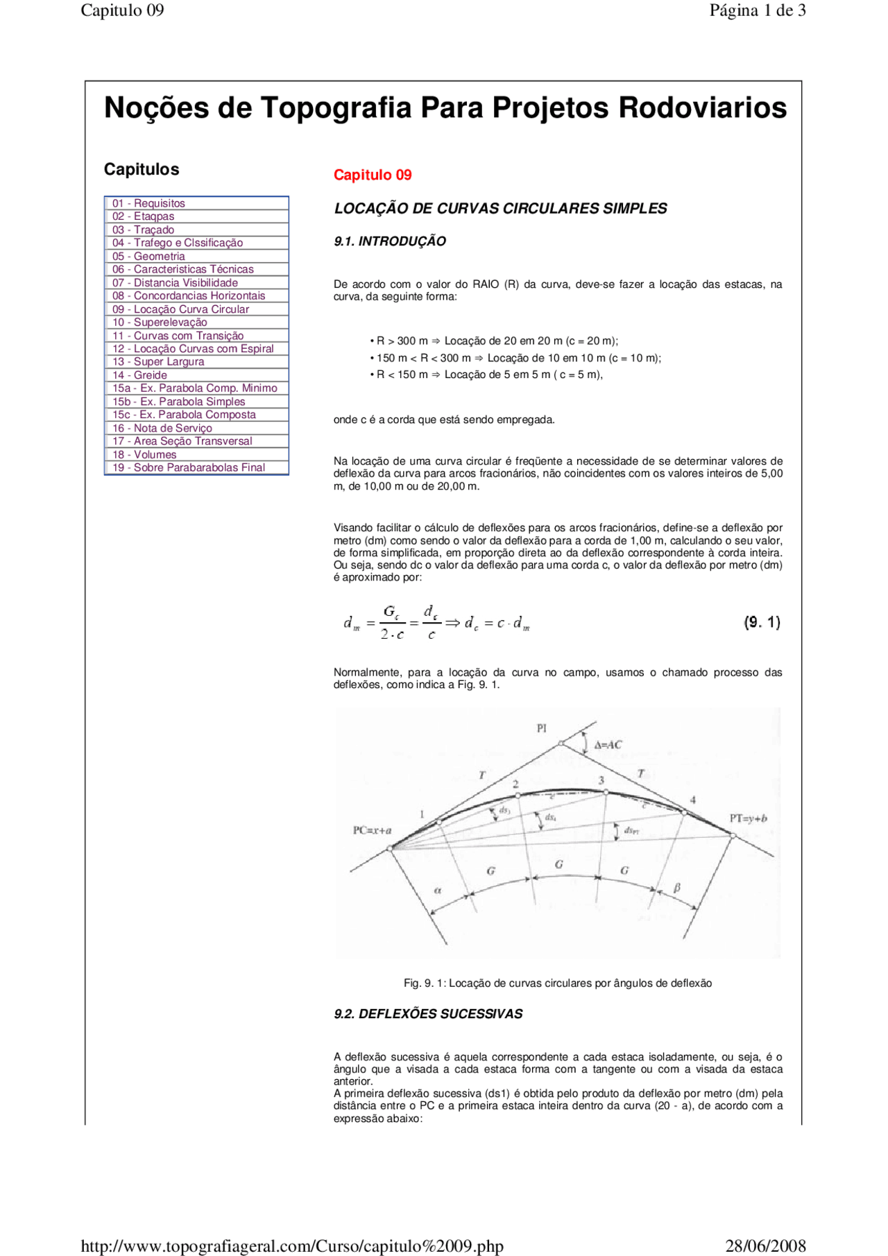 Curso Topografia - capitulo 09 - - - - - - - - - Docsity