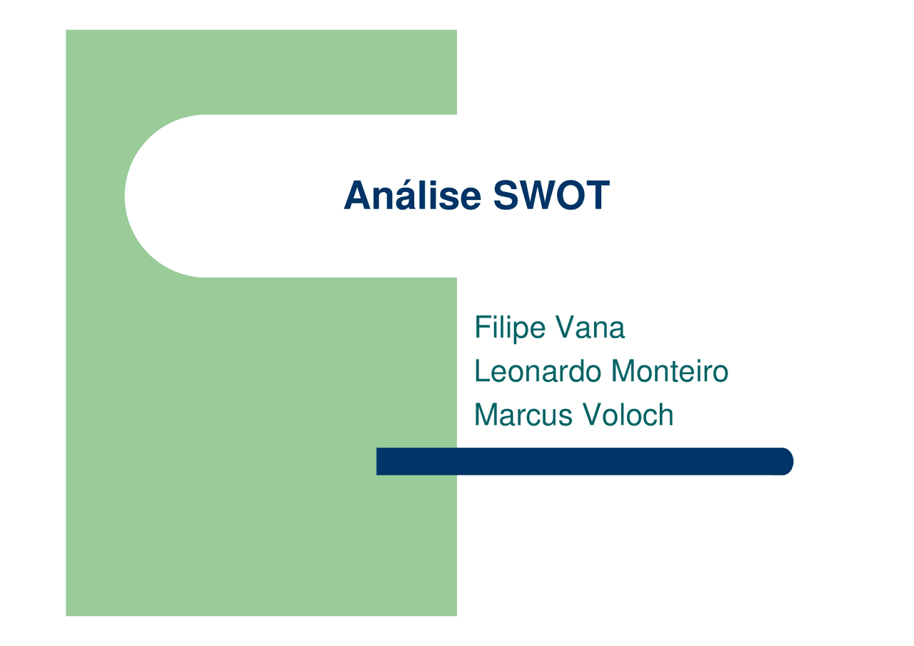 Análise Swot Docsity