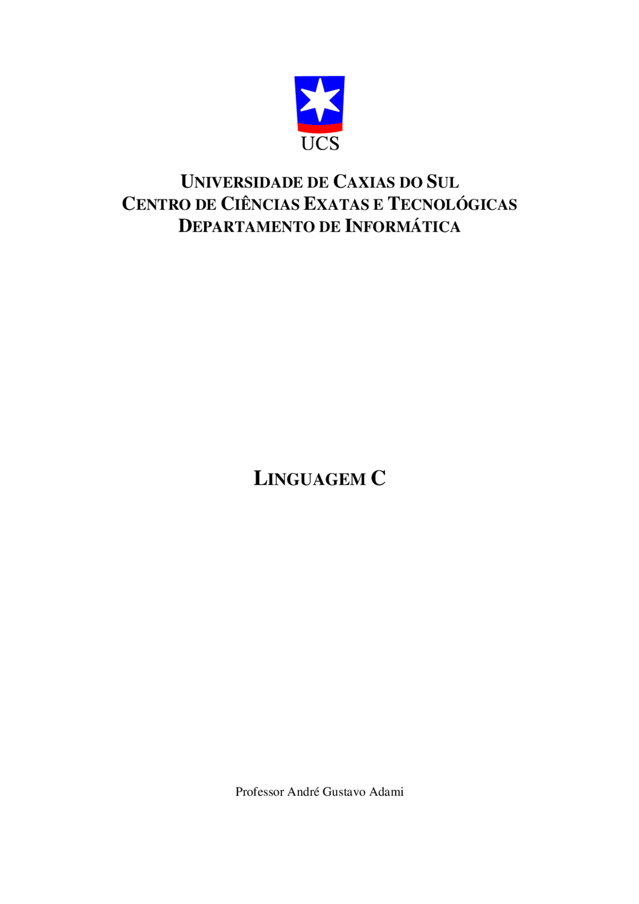 Linguagem C Docsity
