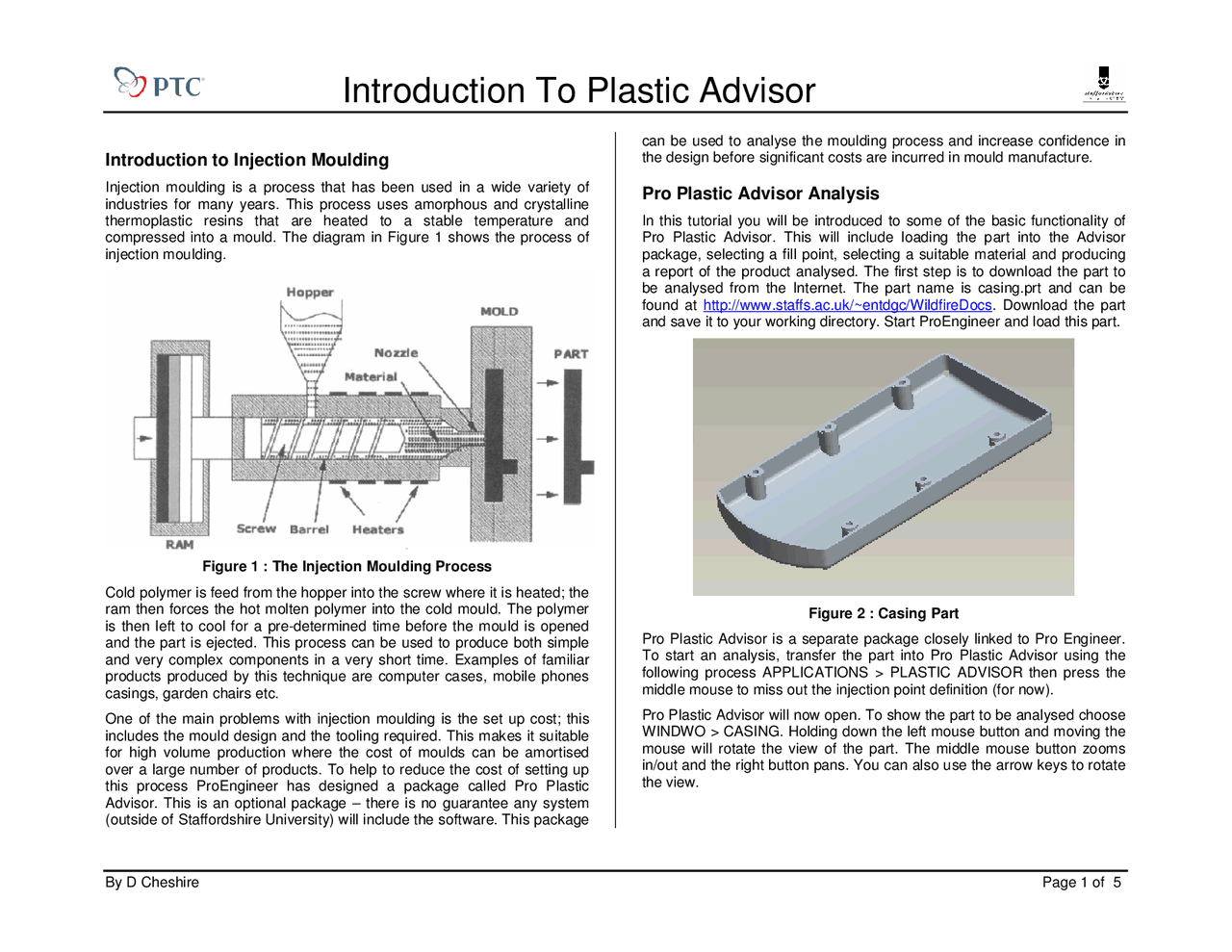 10 - Plasticadvisor - Tutorial do ProEngineer Wildfire 2 da PTC - Docsity