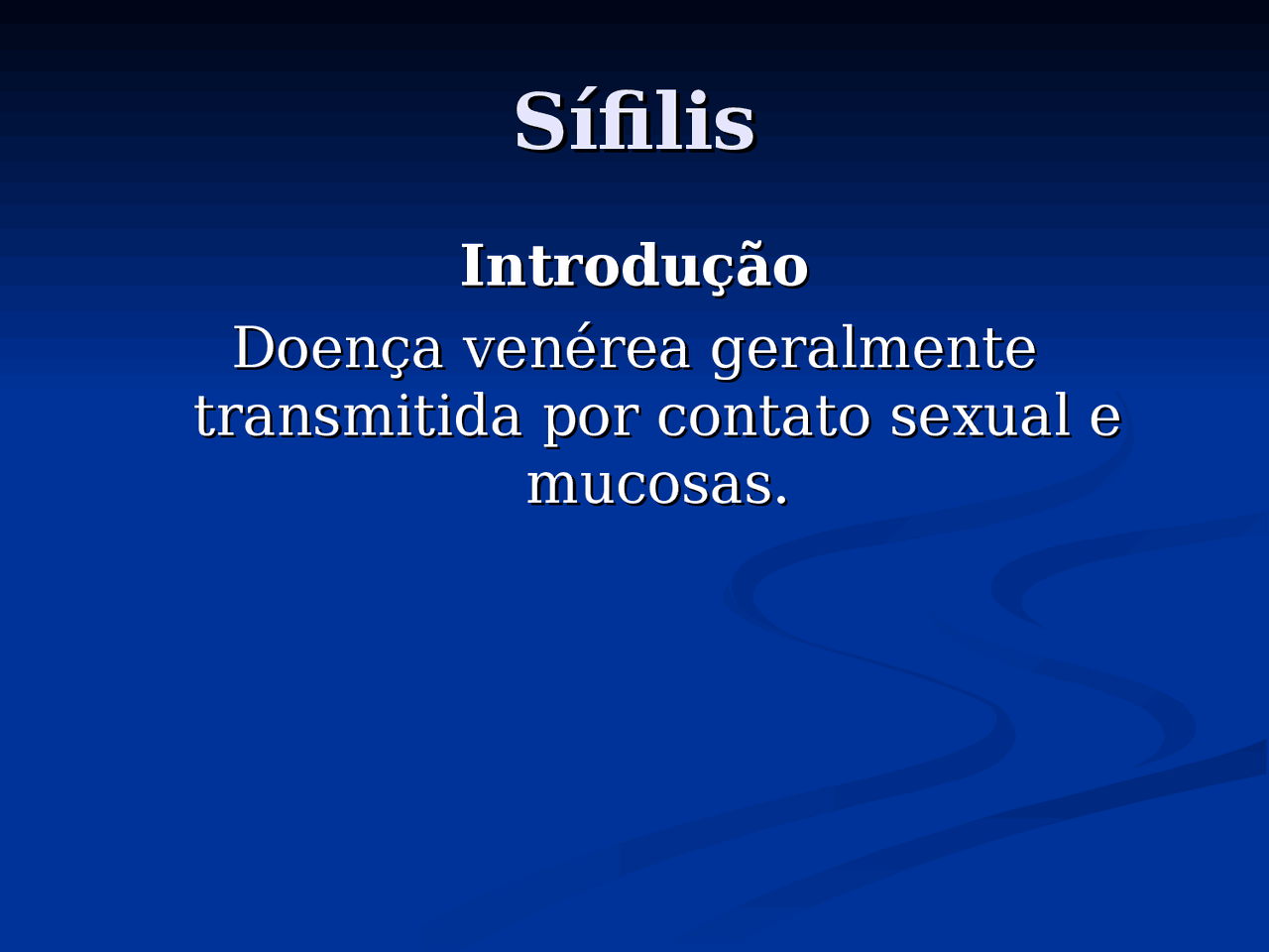 Sifilis (DST) - PPT sobre sifilis. - Docsity