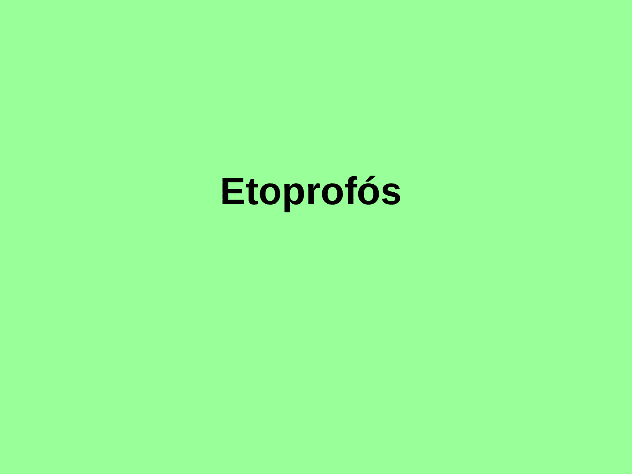 Etoprofós - Trabalho sobre Etoprofós, um organofosforado, inseticida e ...