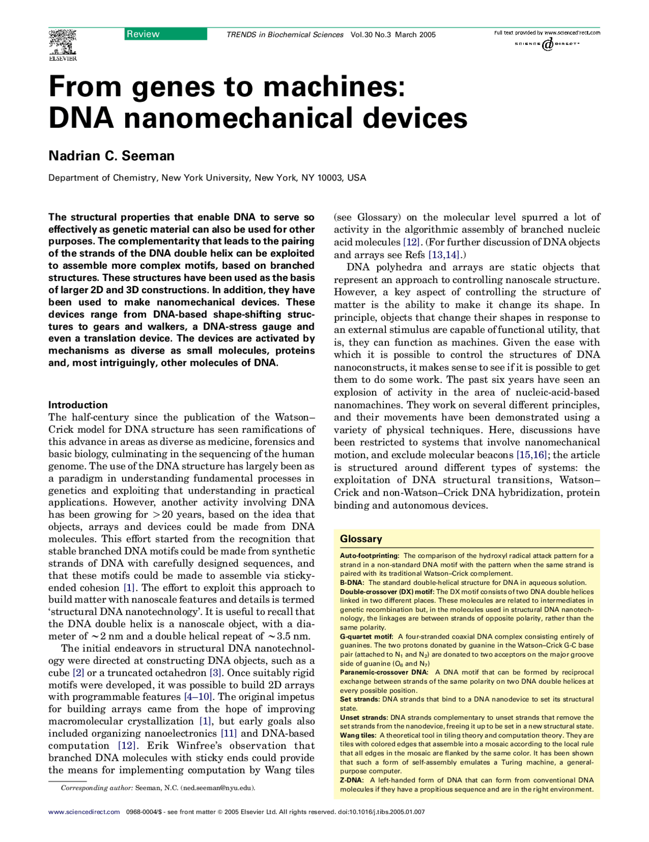 From genes to machines - From genes to machines - Docsity